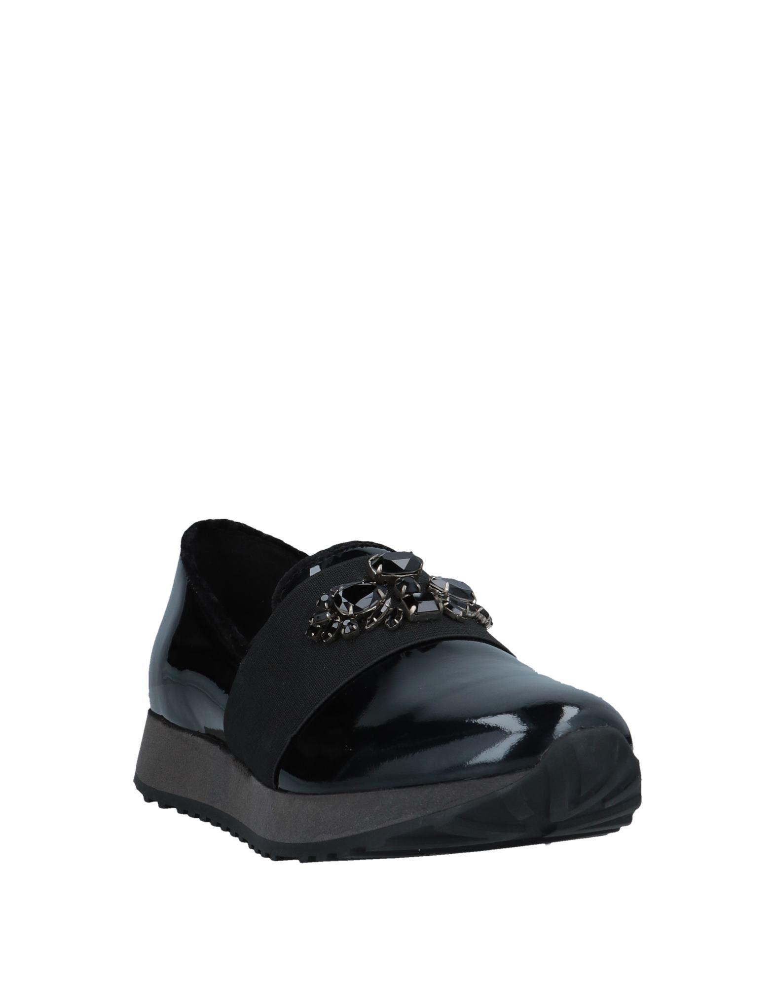 Apepazza Leather Loafer in Black - Lyst