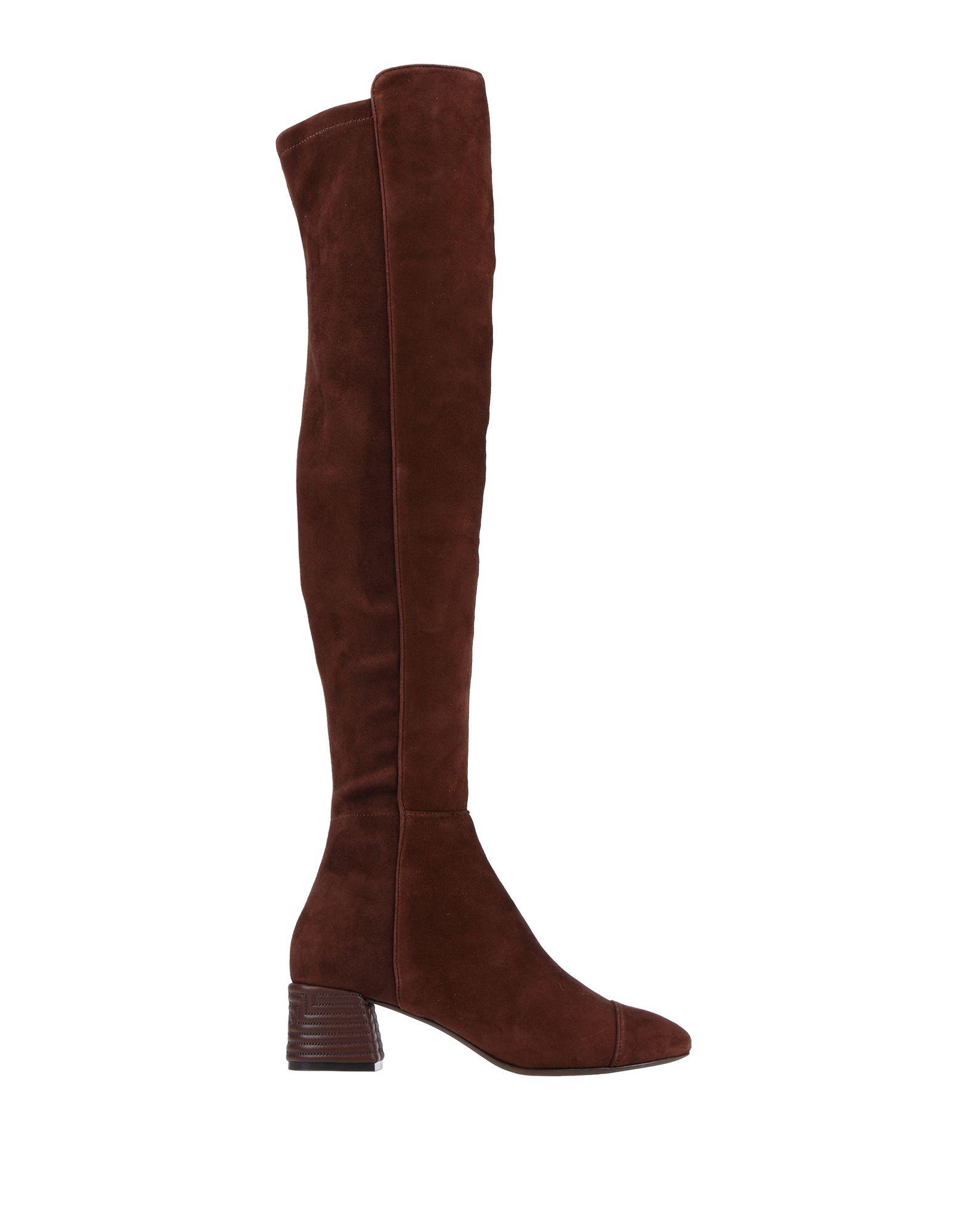 Tory Burch Leather Boots in Brick Red (Brown) - Lyst