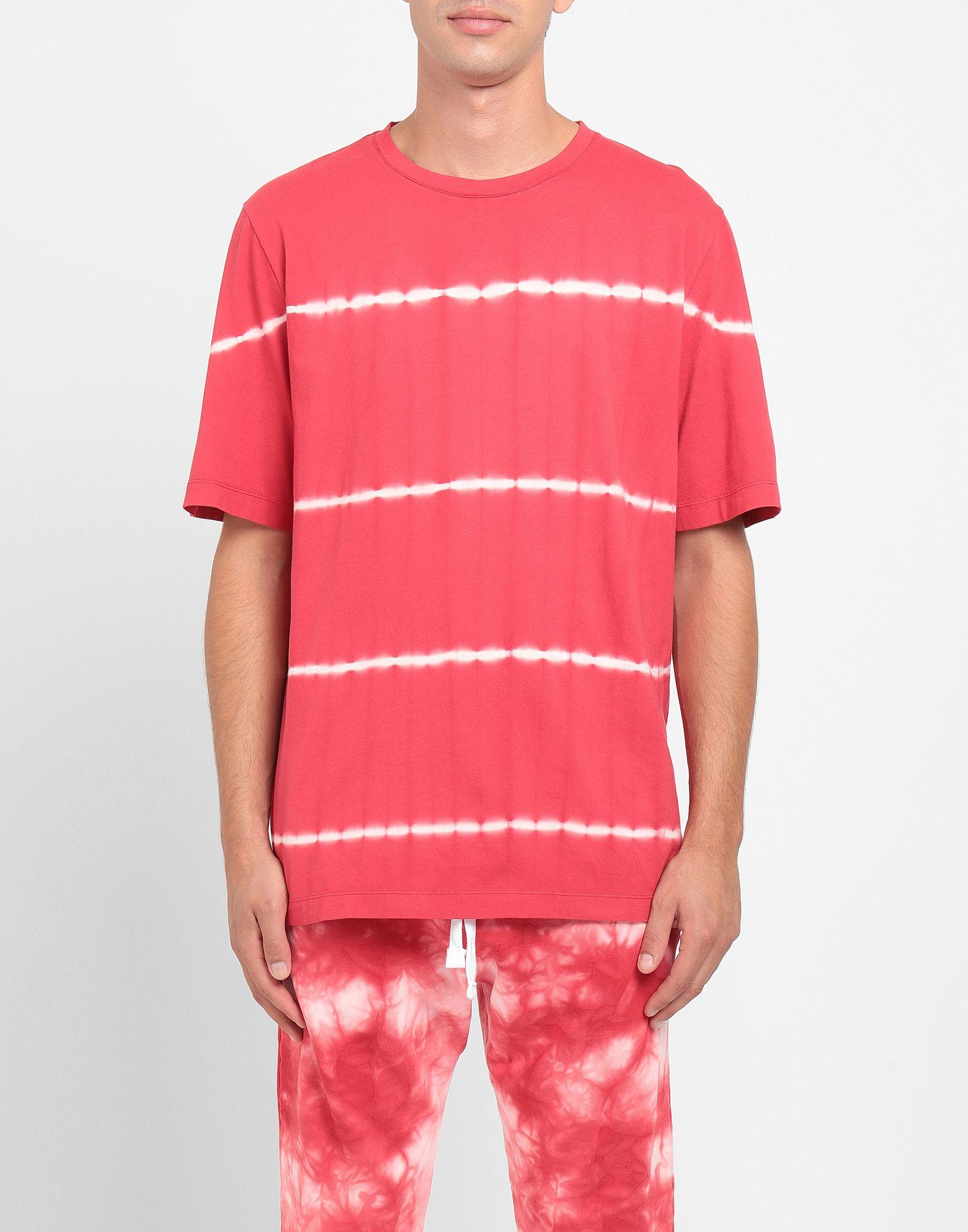 8 by YOOX Cotton T-shirt in Red for Men - Lyst