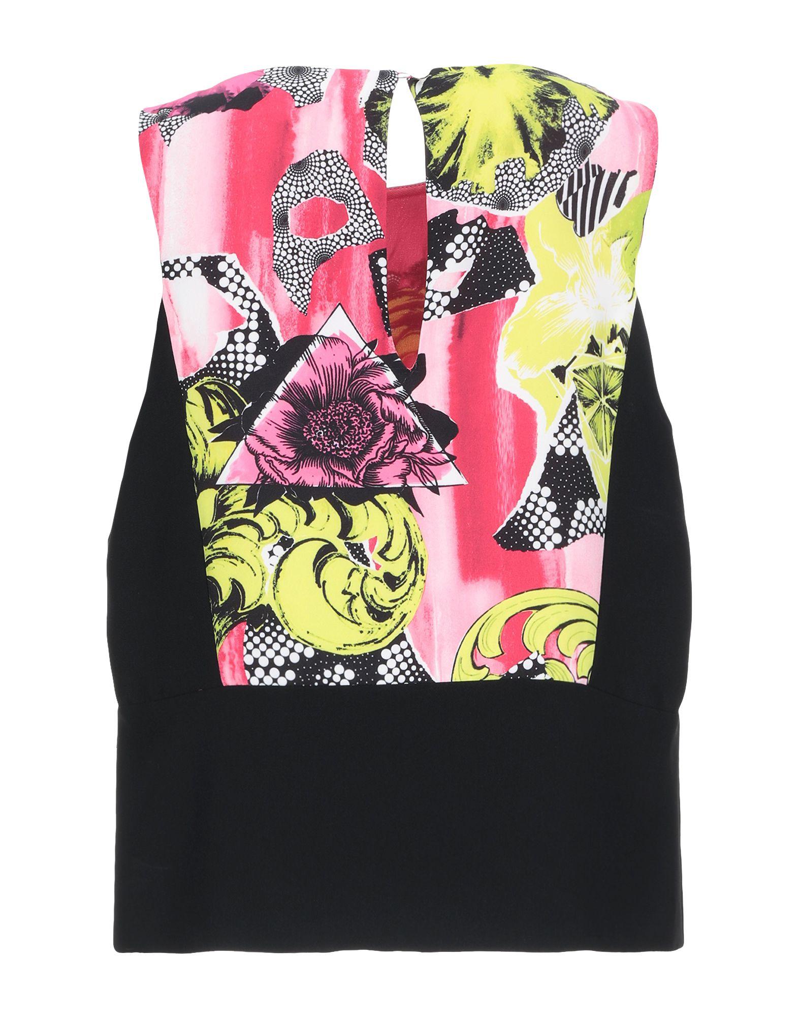 Versace Synthetic Top in Black - Lyst