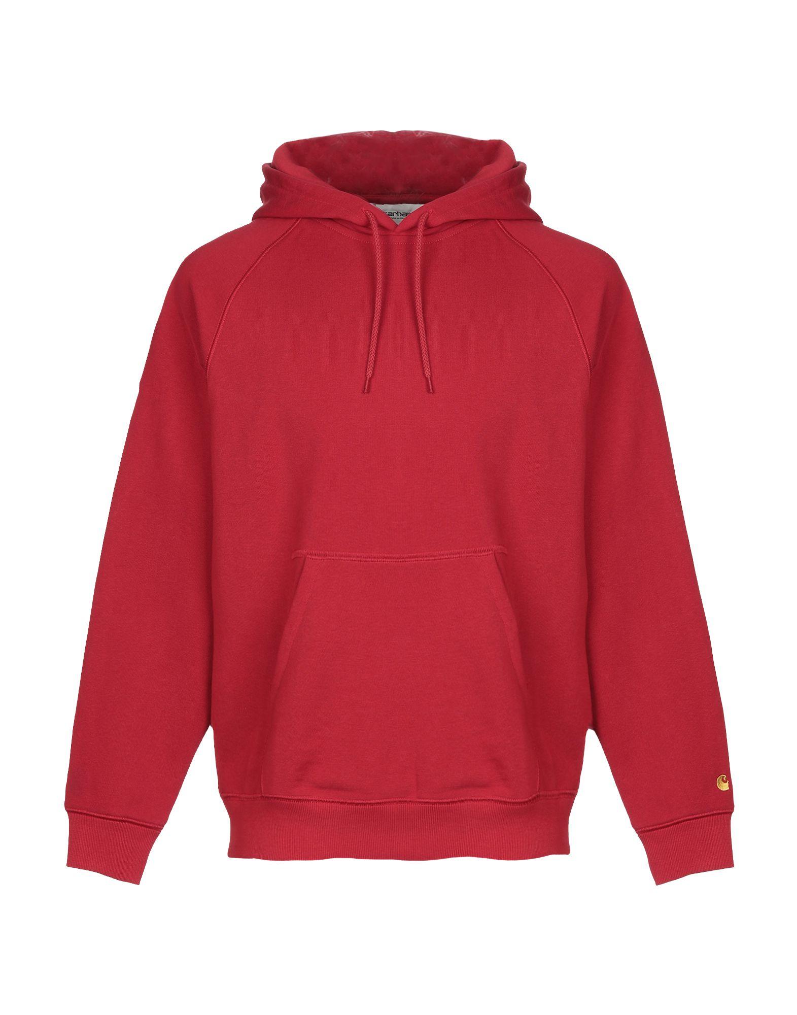 Carhartt Cotton Sweatshirt in Red for Men - Lyst
