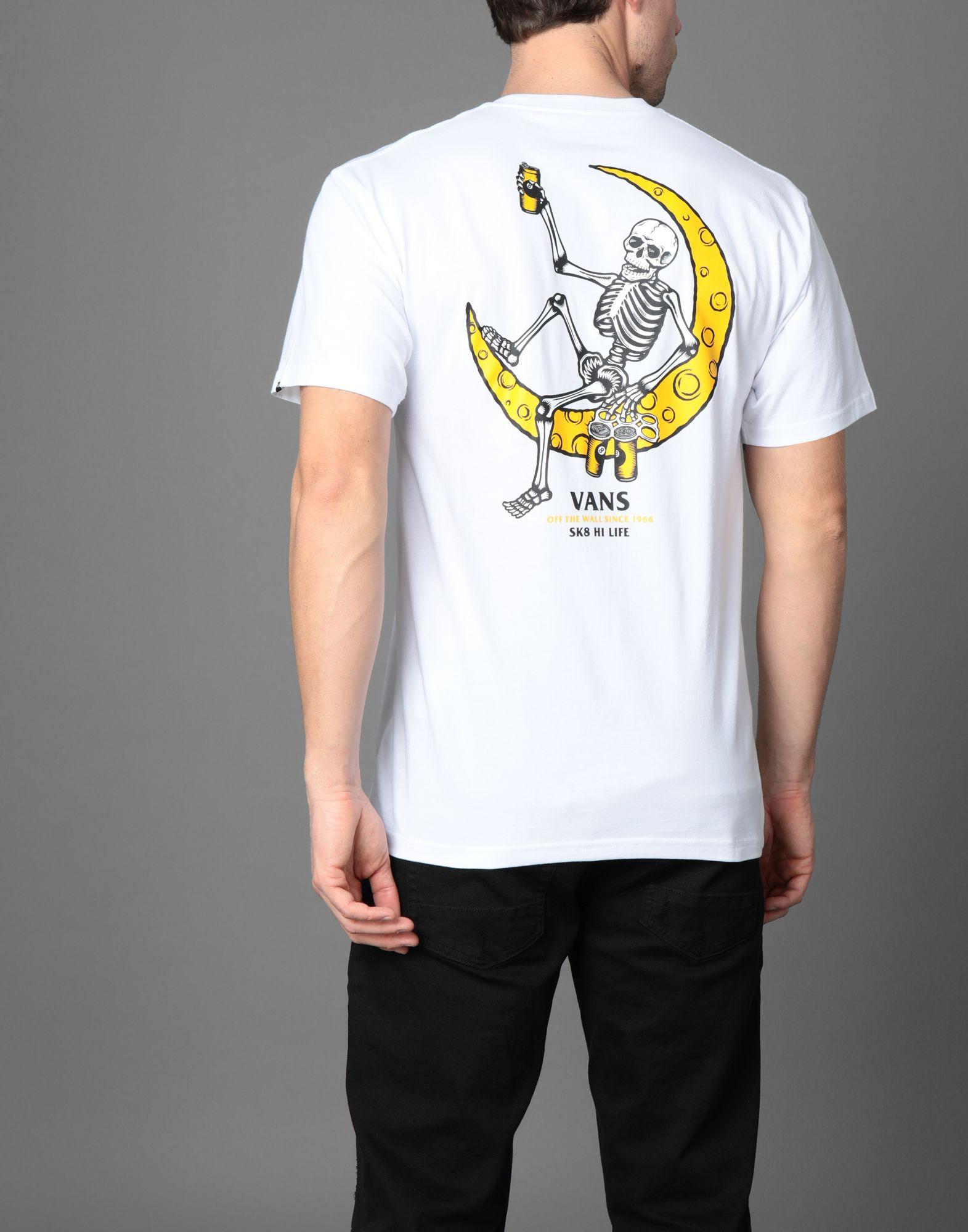 Vans T-shirt in White for Men - Lyst