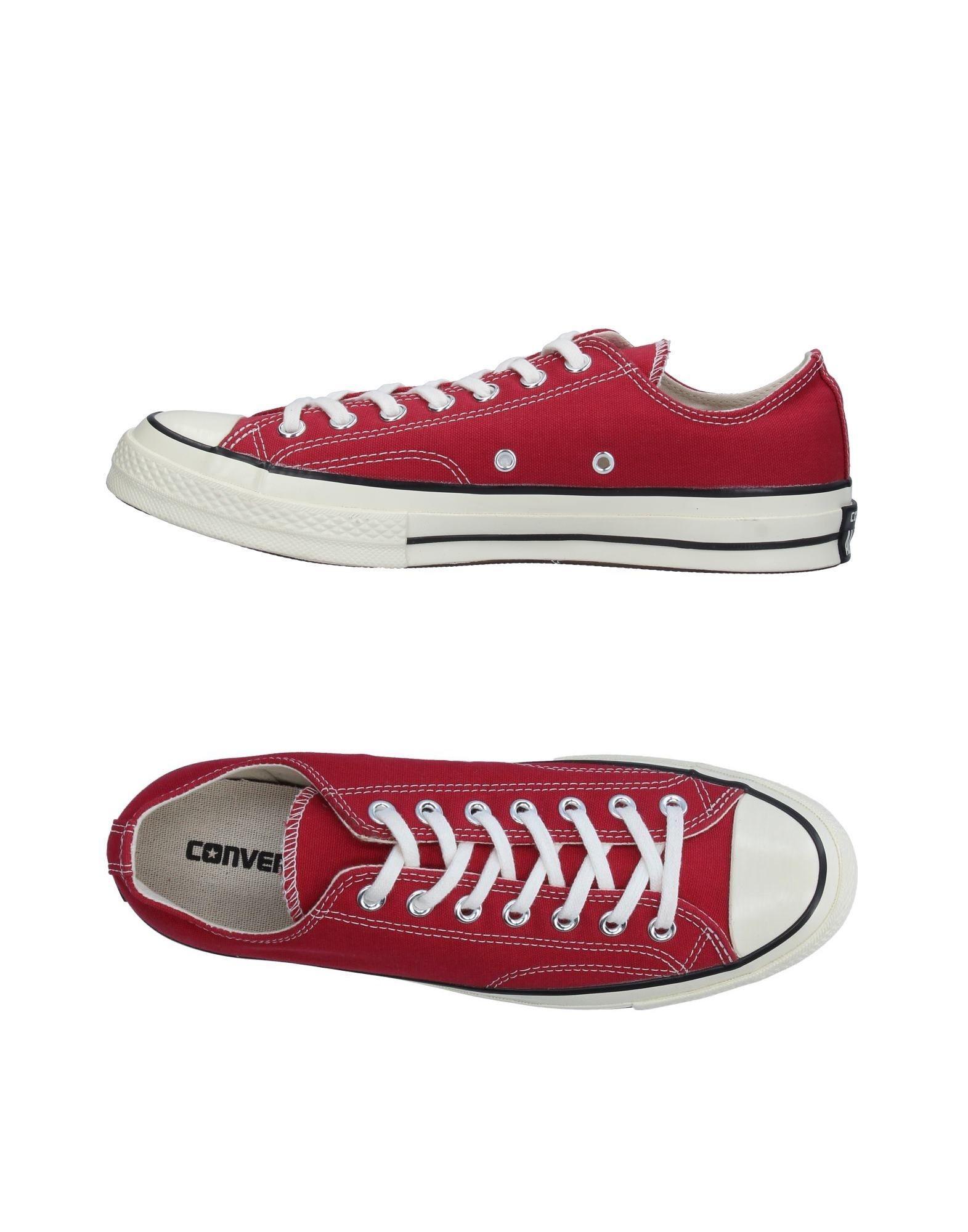 Converse Canvas Chuck Taylor All Star Ox Low Top (red) Sneakers for Men ...