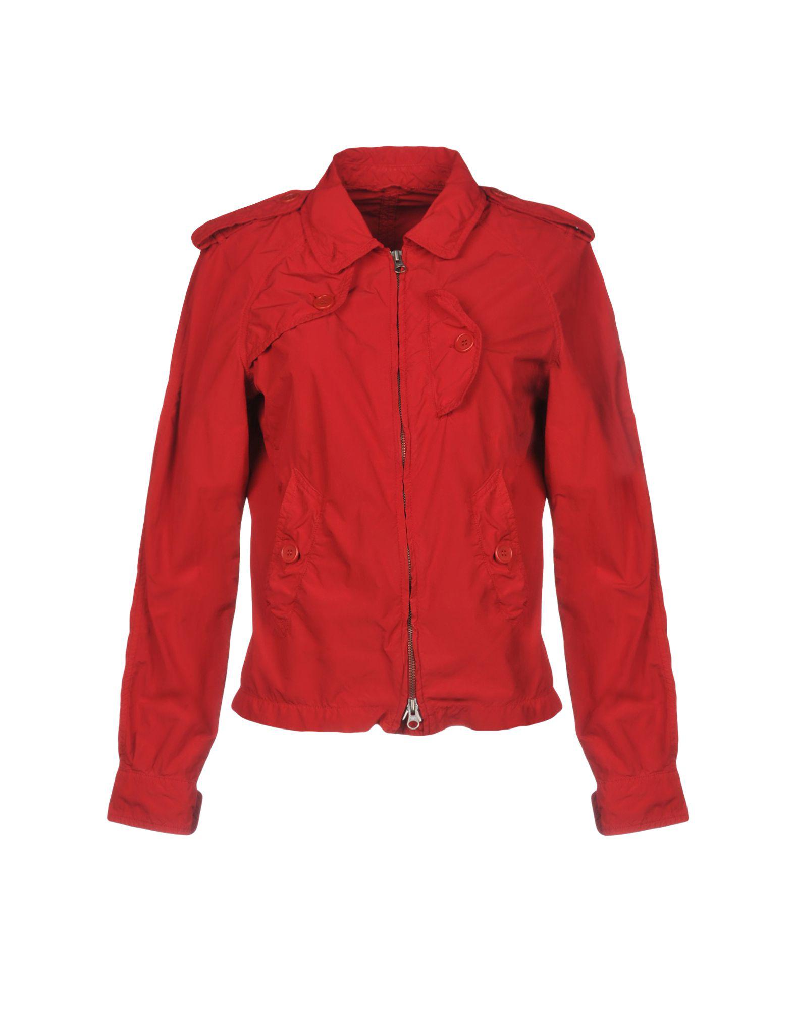 Aspesi Synthetic Jacket in Red - Lyst