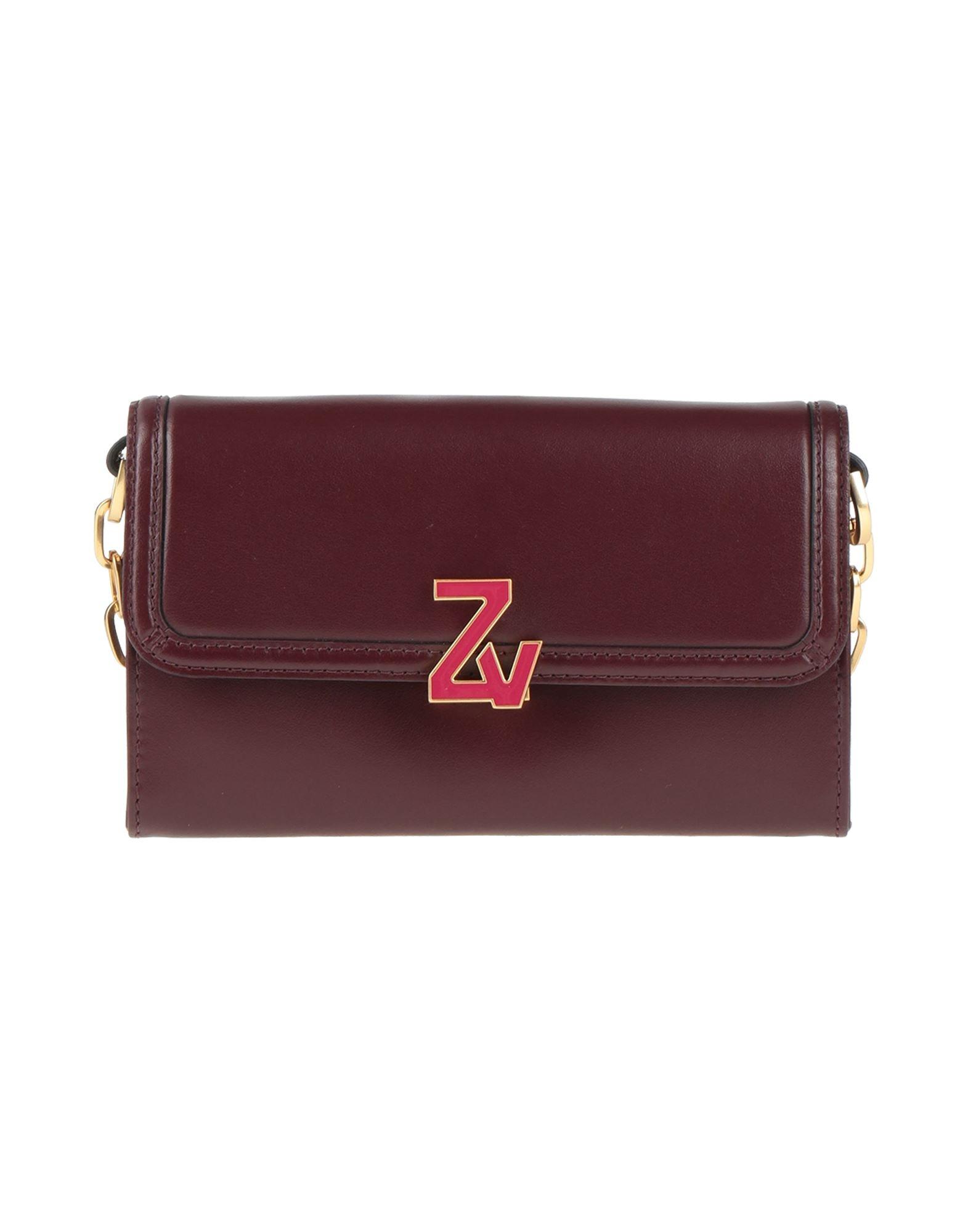 Zadig & Voltaire Plum Shoulder Bag Cow Leather in Red | Lyst