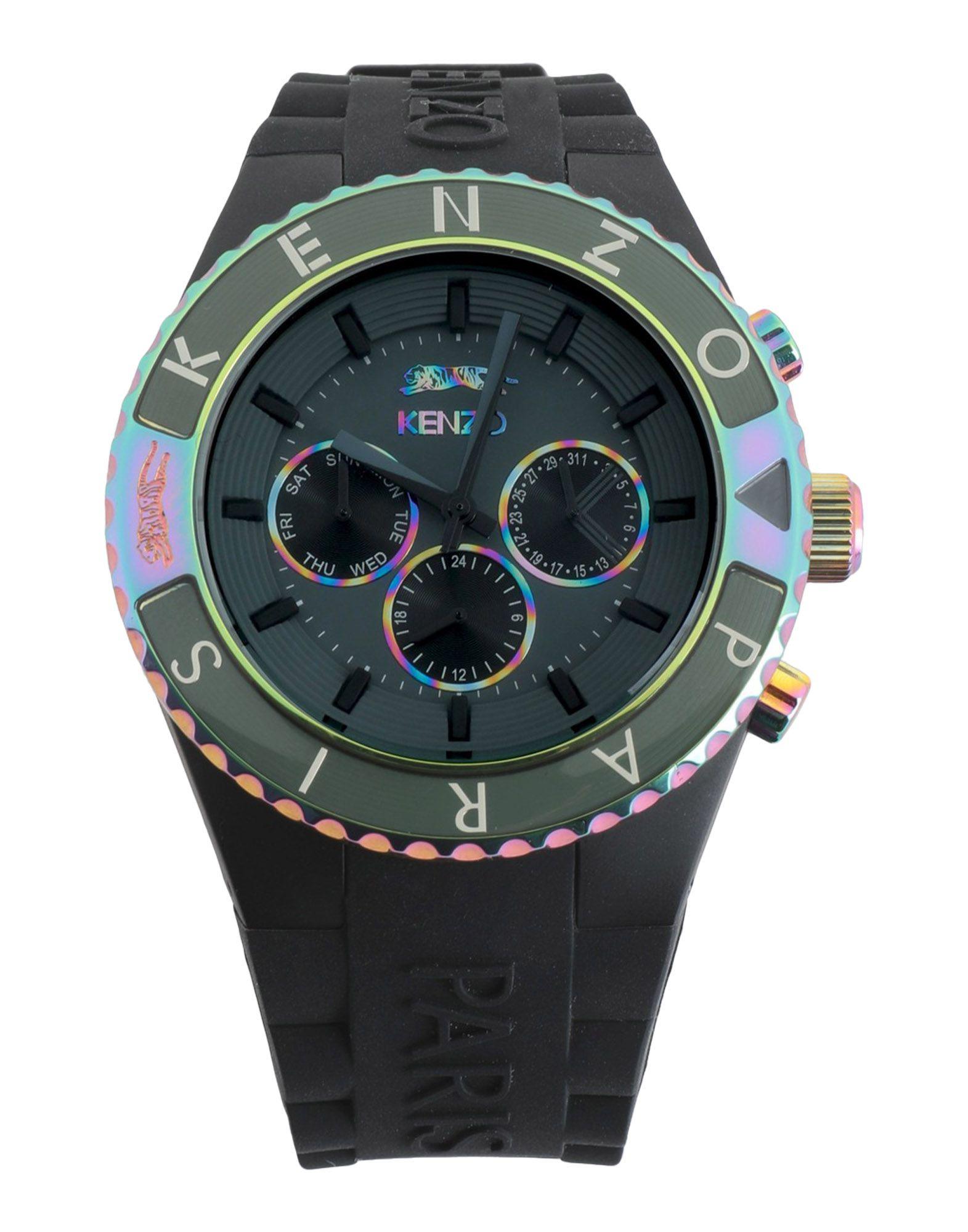 KENZO Rubber Wrist Watch in Grey (Gray) for Men - Lyst