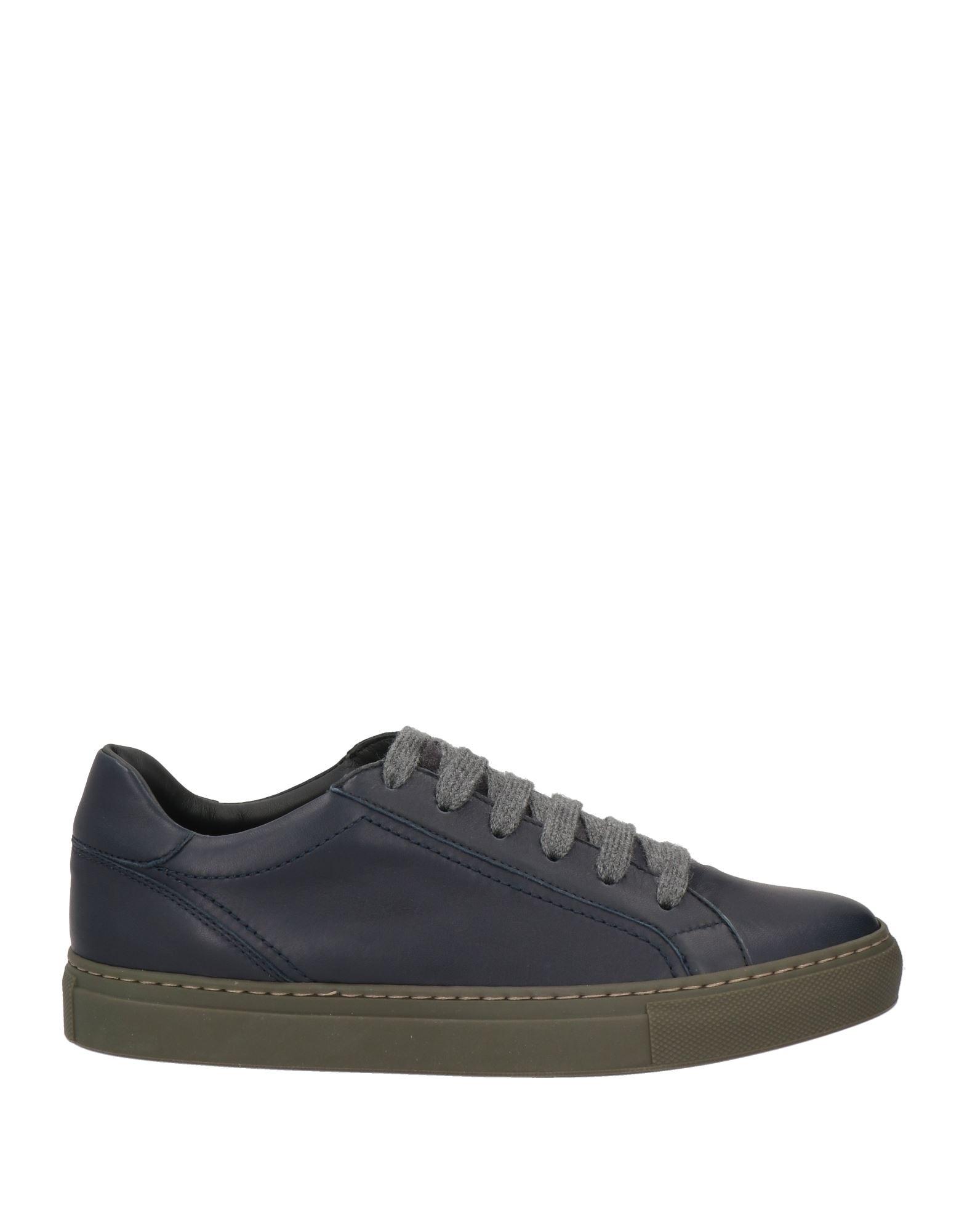 Brunello Cucinelli Midnight Sneakers Leather in Black | Lyst