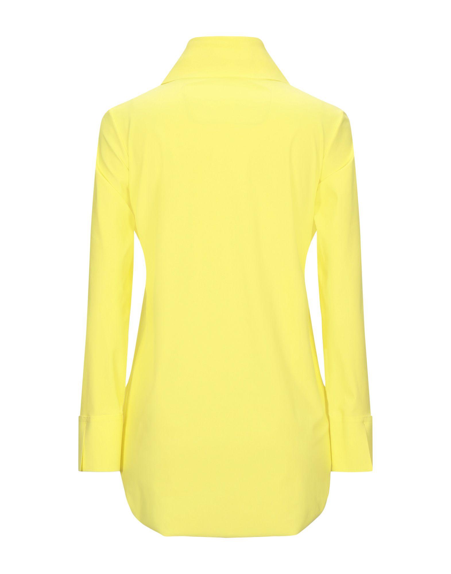 La Petite Robe Di Chiara Boni Synthetic Shirt in Yellow - Lyst