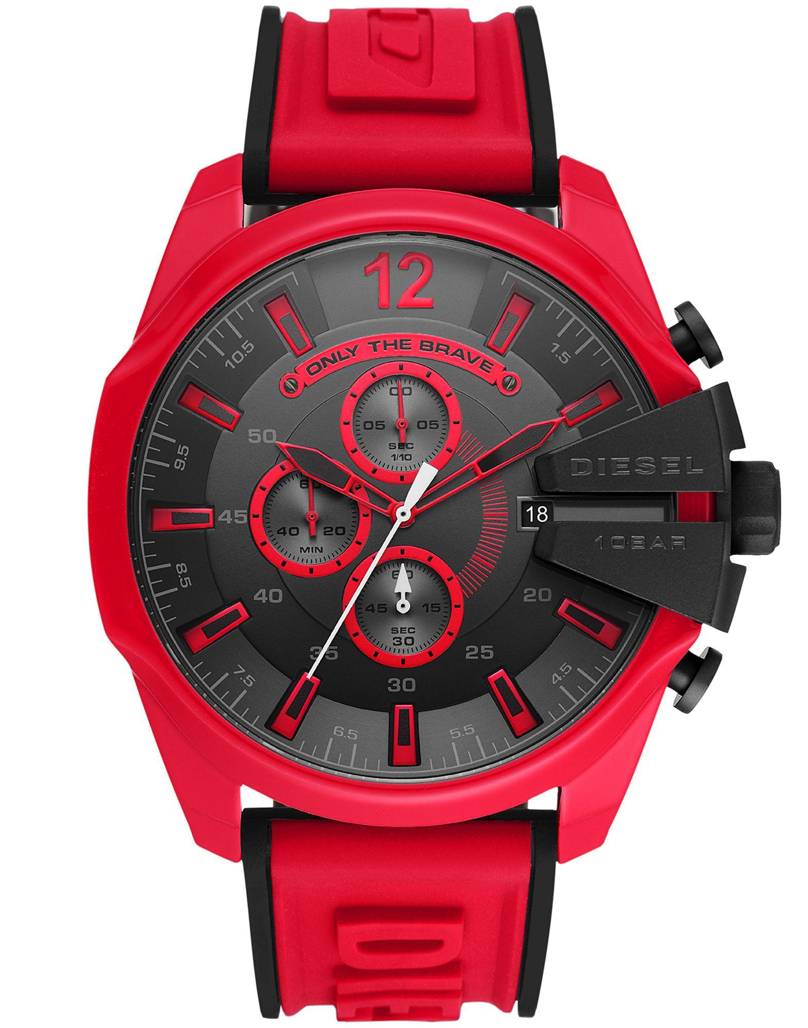 DIESEL Wrist Watch in Red for Men - Lyst