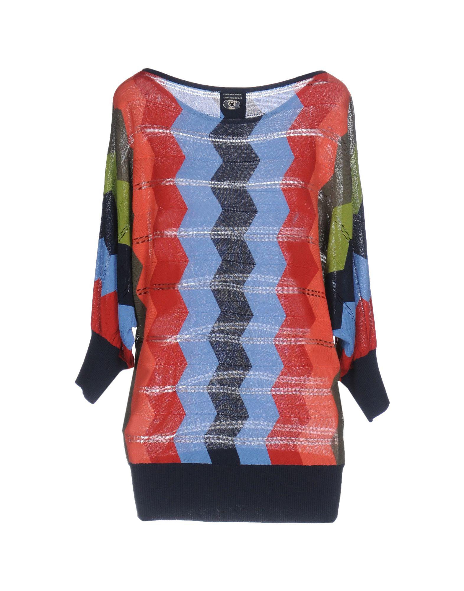 Twin Set Synthetic Sweater in Sky Blue (Blue) - Lyst