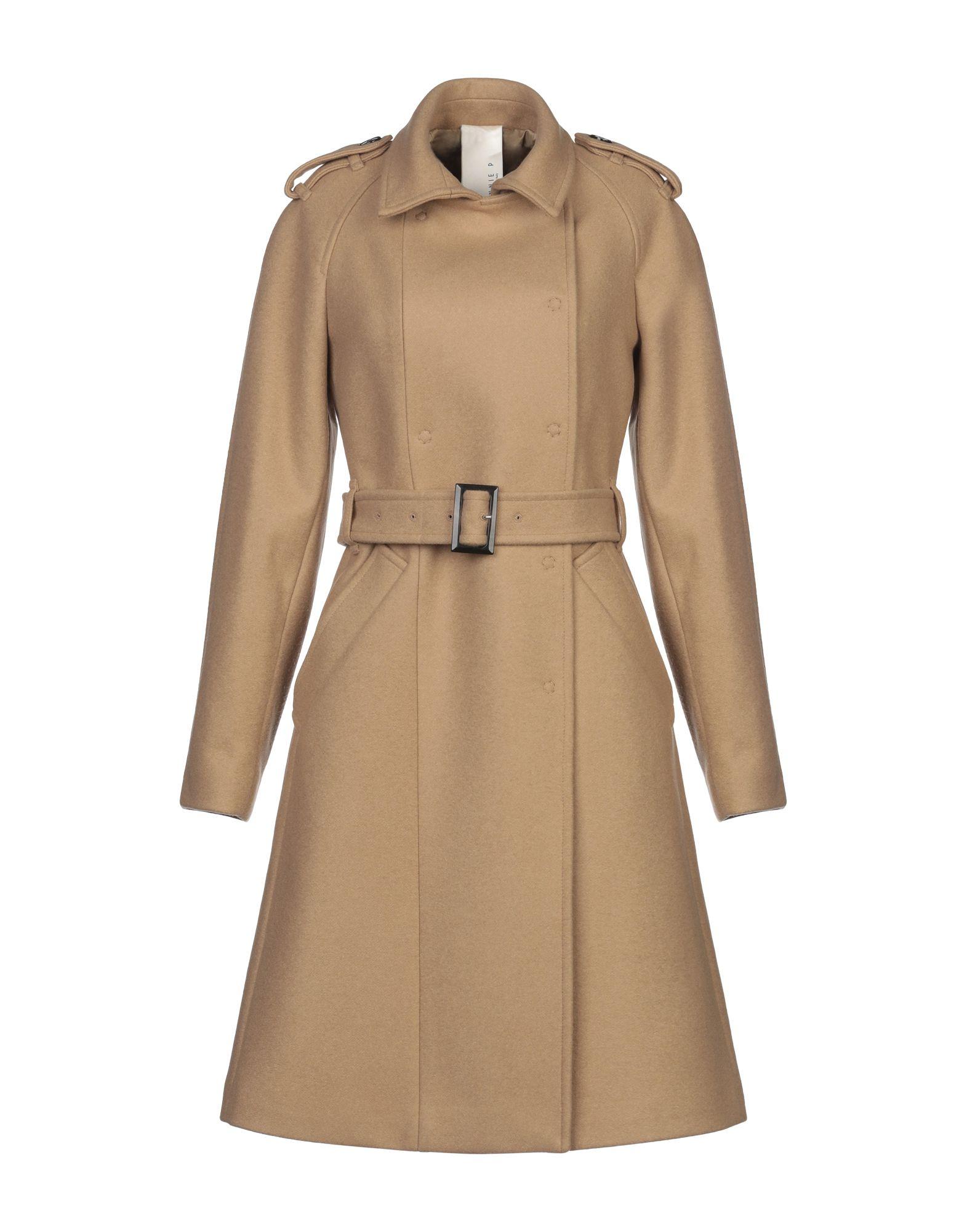 Annie P Wool Coat in Camel (Natural) - Lyst