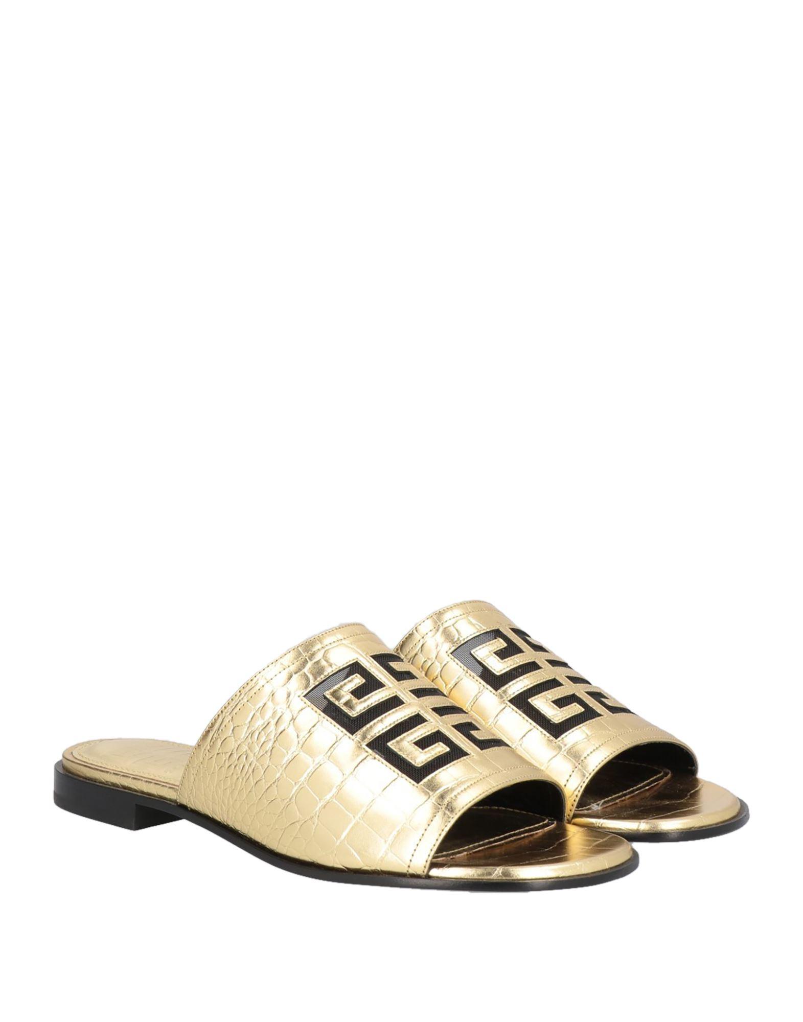 Givenchy Gold Sandals
