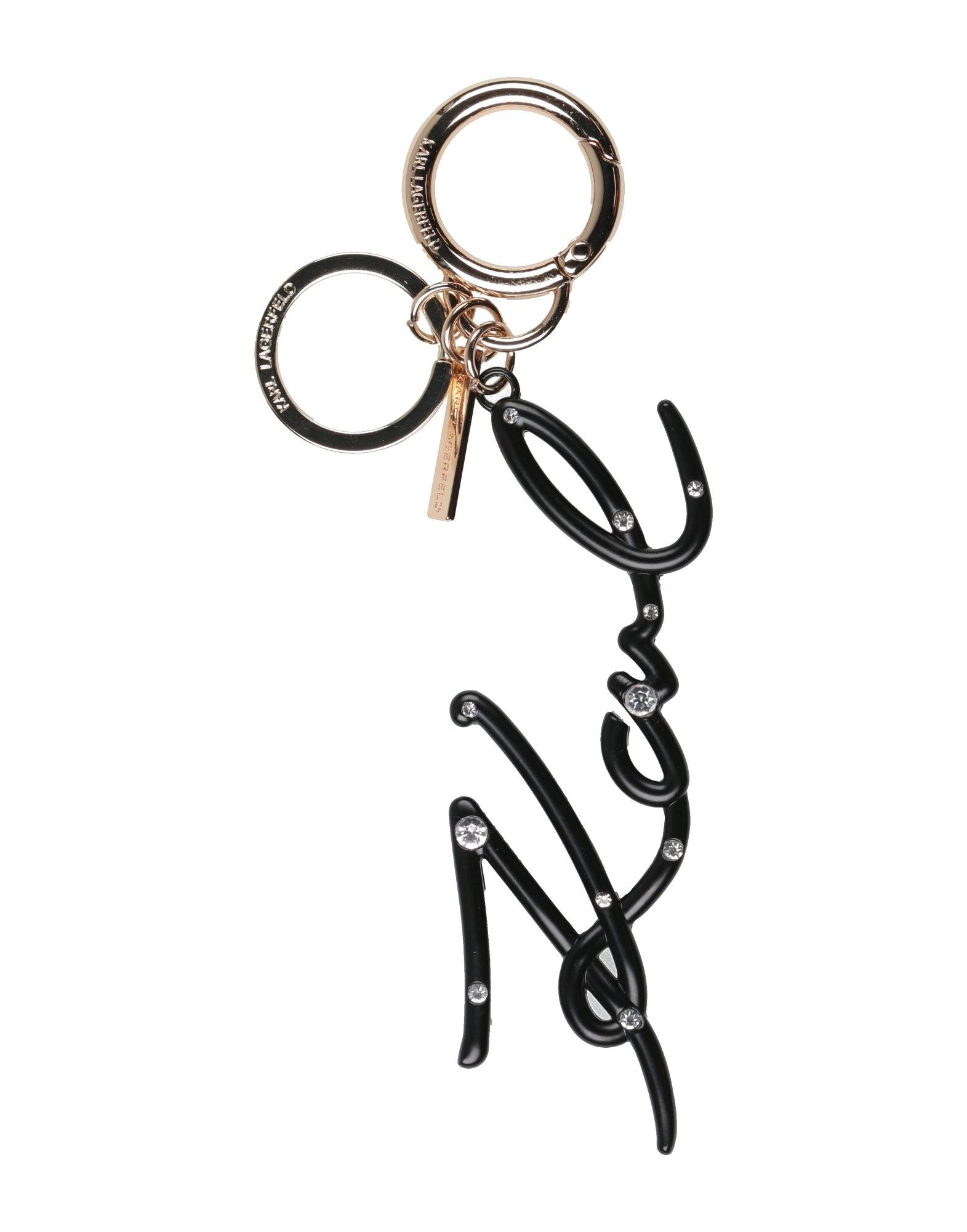 Karl Lagerfeld Key Ring Zinc in White | Lyst