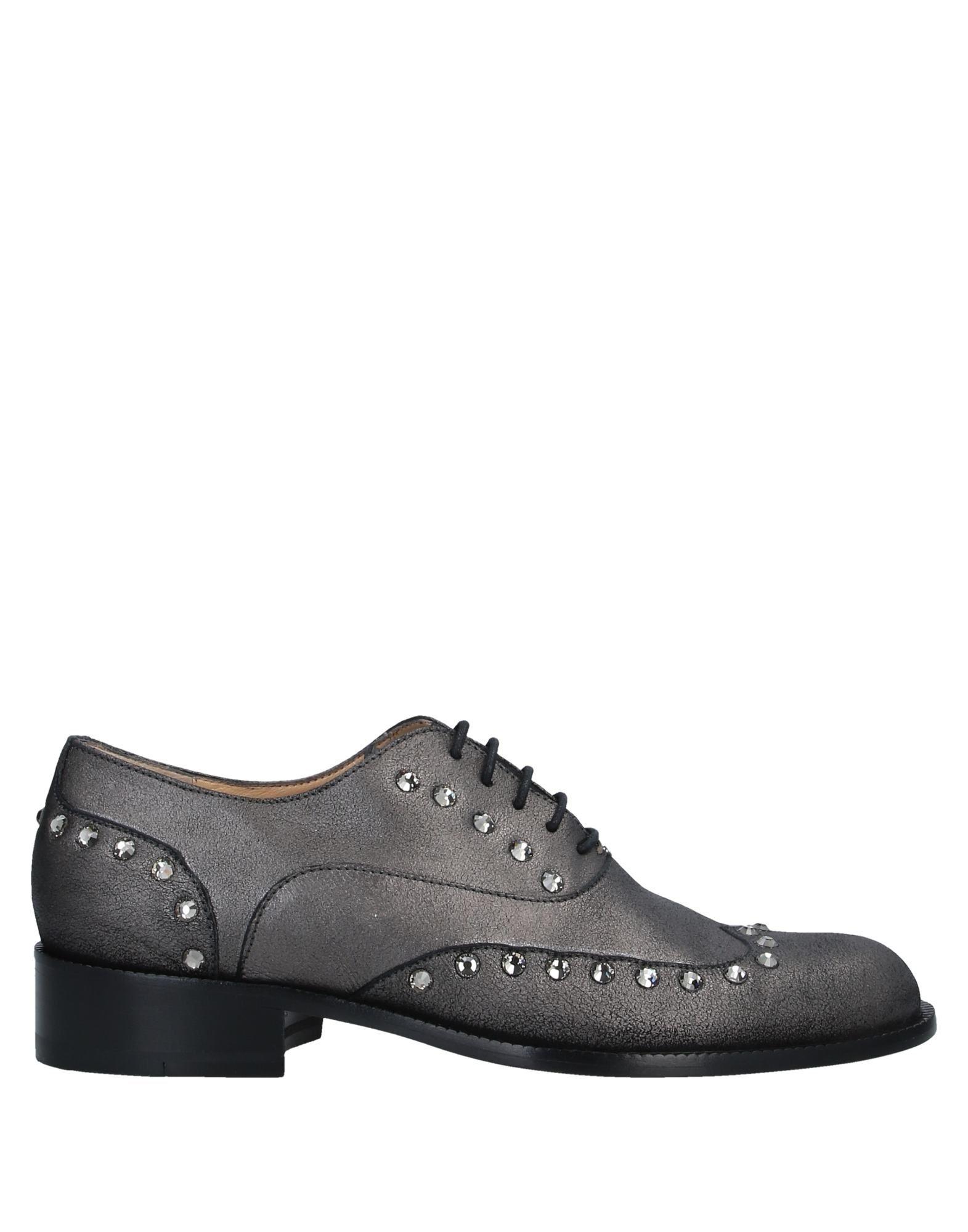 A.Testoni Lace-up Shoe in Lead (Black) - Lyst