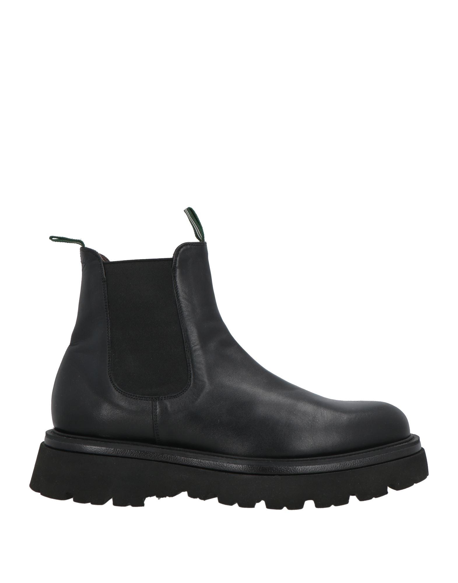 Green George George Ankle Boots Leather in Black for Men | Lyst
