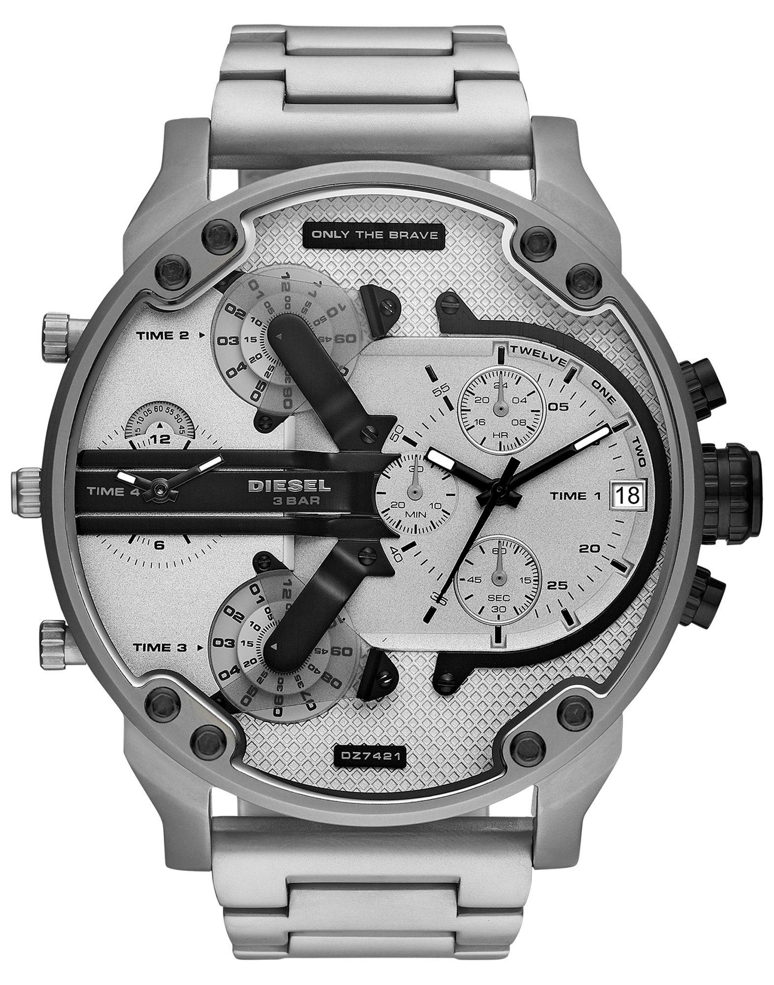 DIESEL Wrist Watch in Light Grey (Gray) for Men - Lyst
