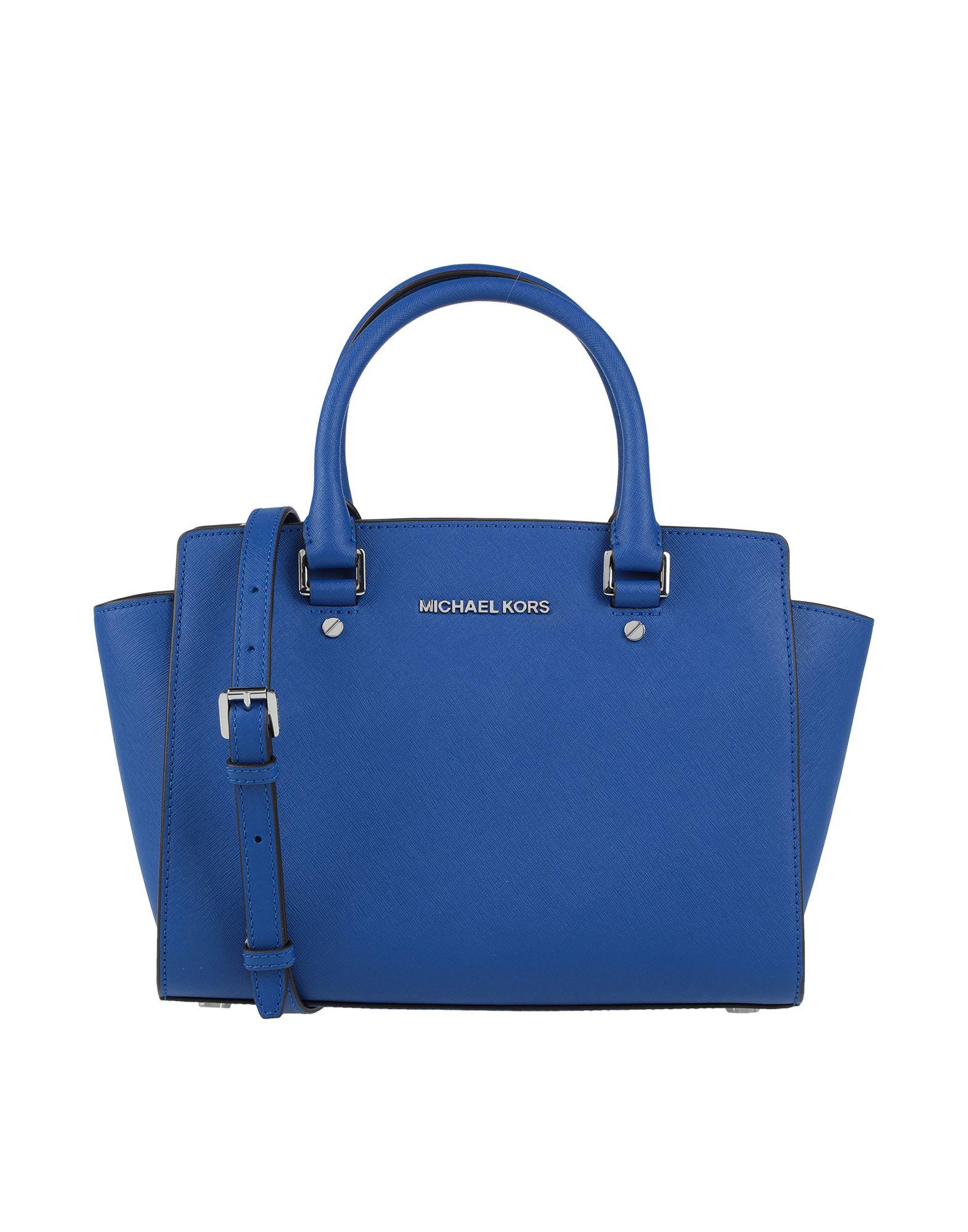 MICHAEL Michael Kors Leather Handbag in Bright Blue (Blue) - Lyst