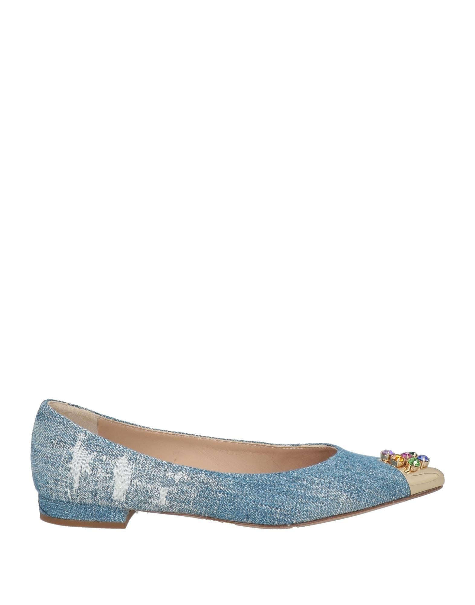 Roberto Festa Ballet Flats Textile Fibers in Blue | Lyst