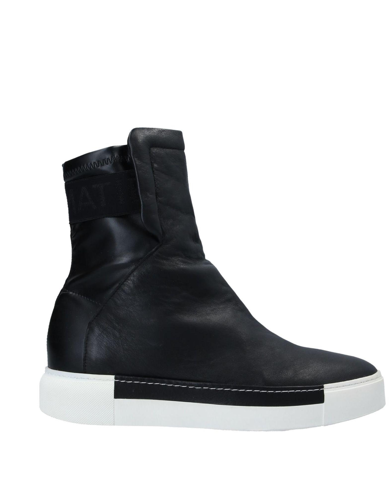 Vic Matié Leather Ankle Boots in Black - Lyst
