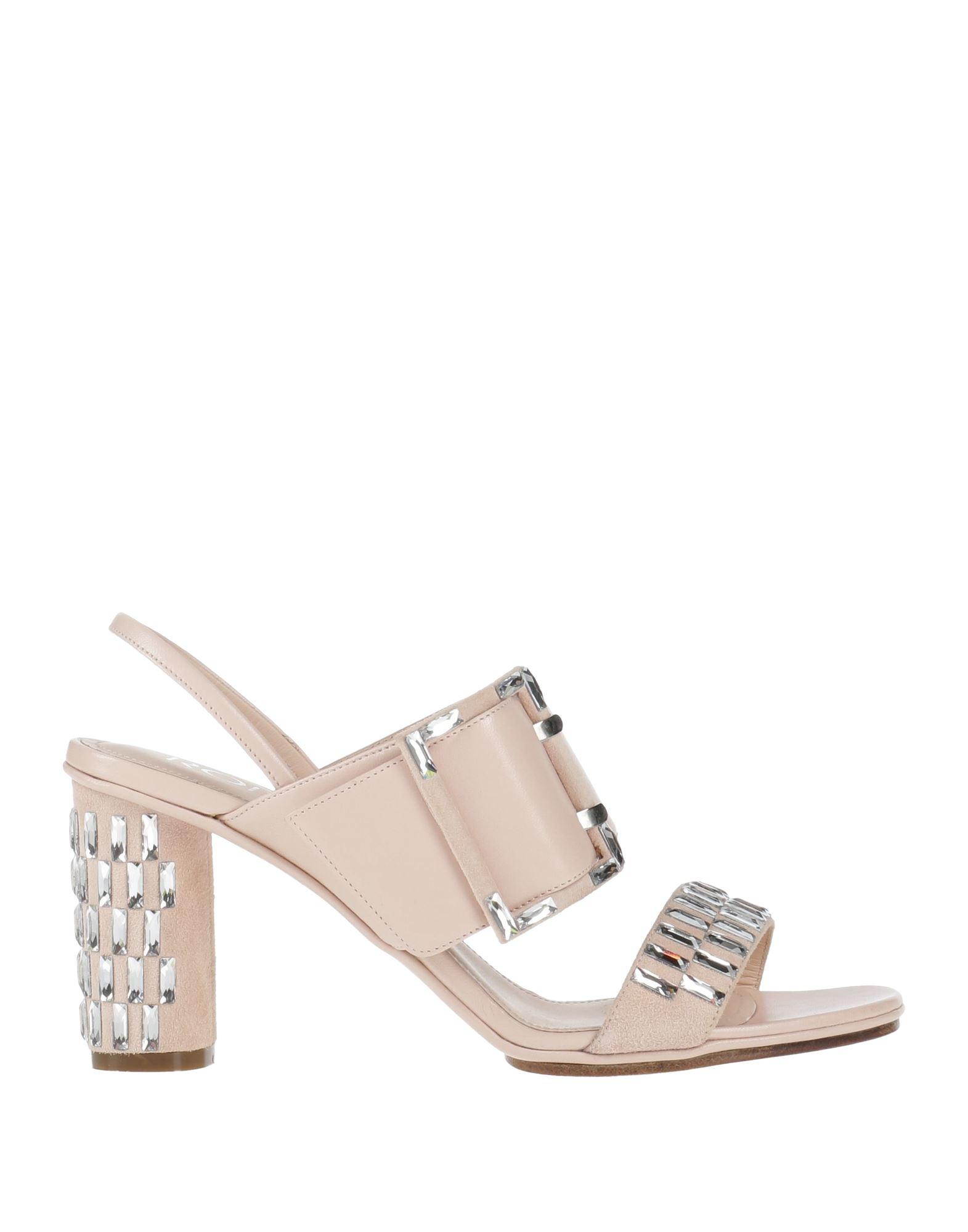 Rodo Blush Sandals Leather in Pink | Lyst