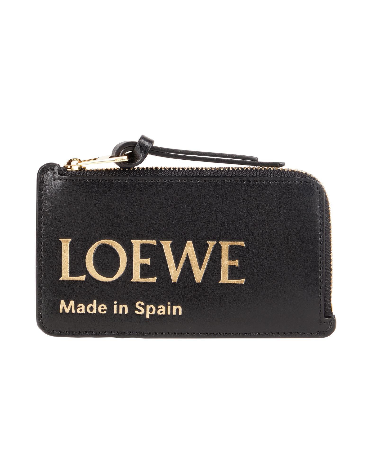 Loewe Coin Purse Calfskin in Black | Lyst