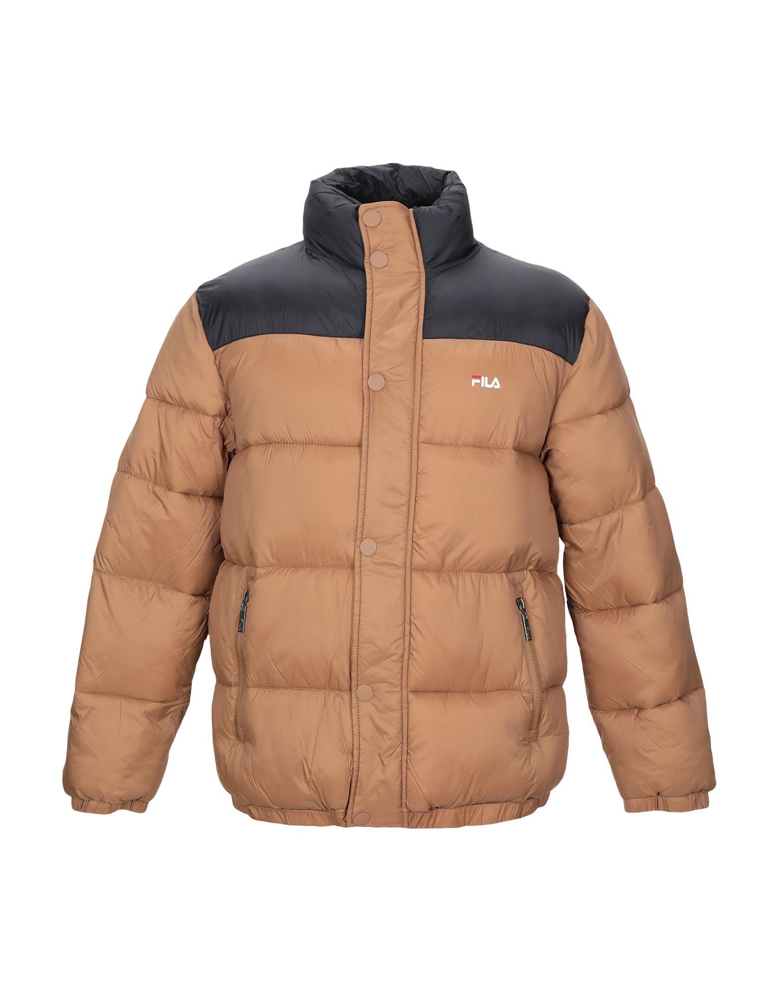 Fila Synthetic Down Jacket in Camel (Green) for Men - Lyst