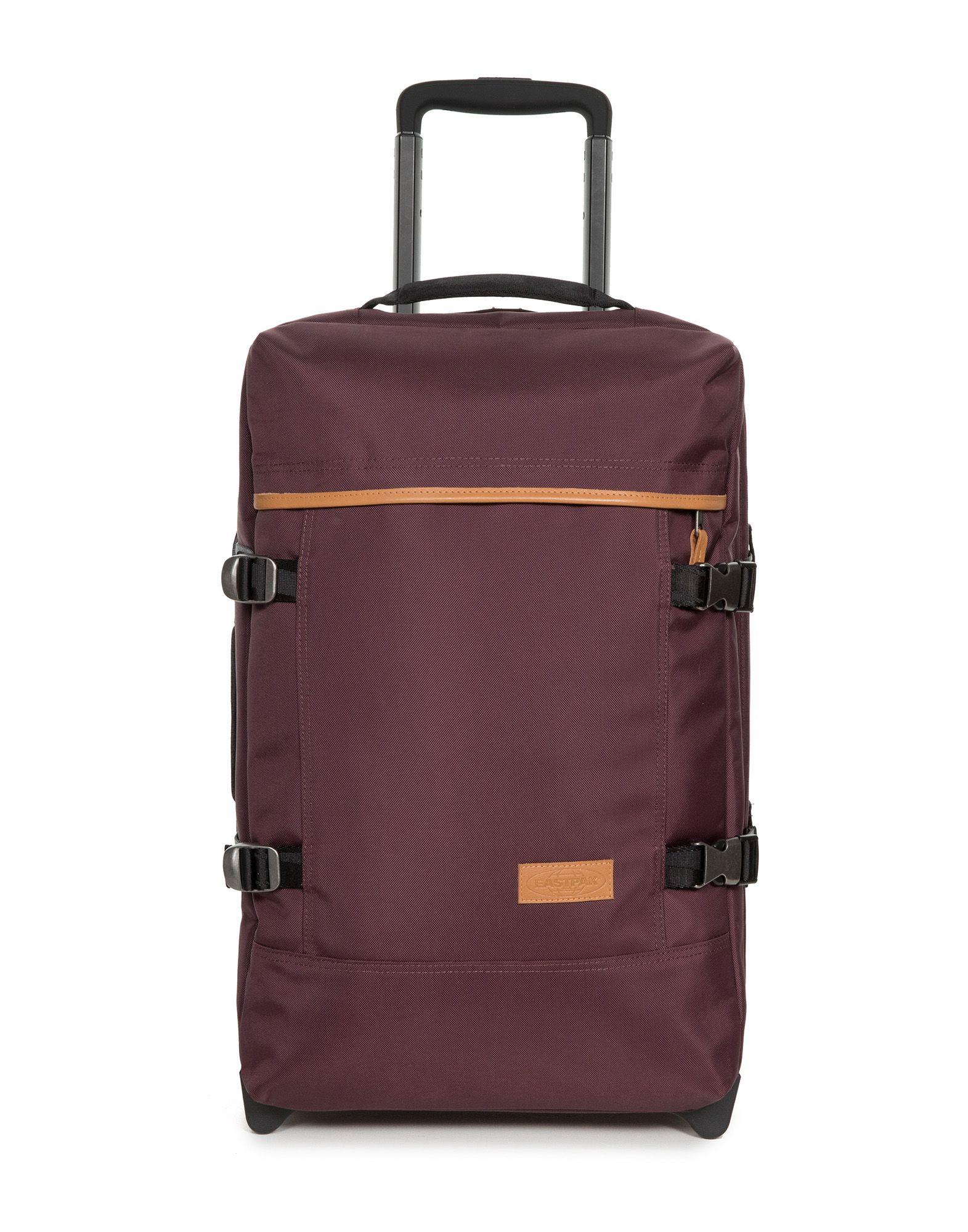 Eastpak Leather Wheeled luggage in Deep Purple (Purple) - Lyst