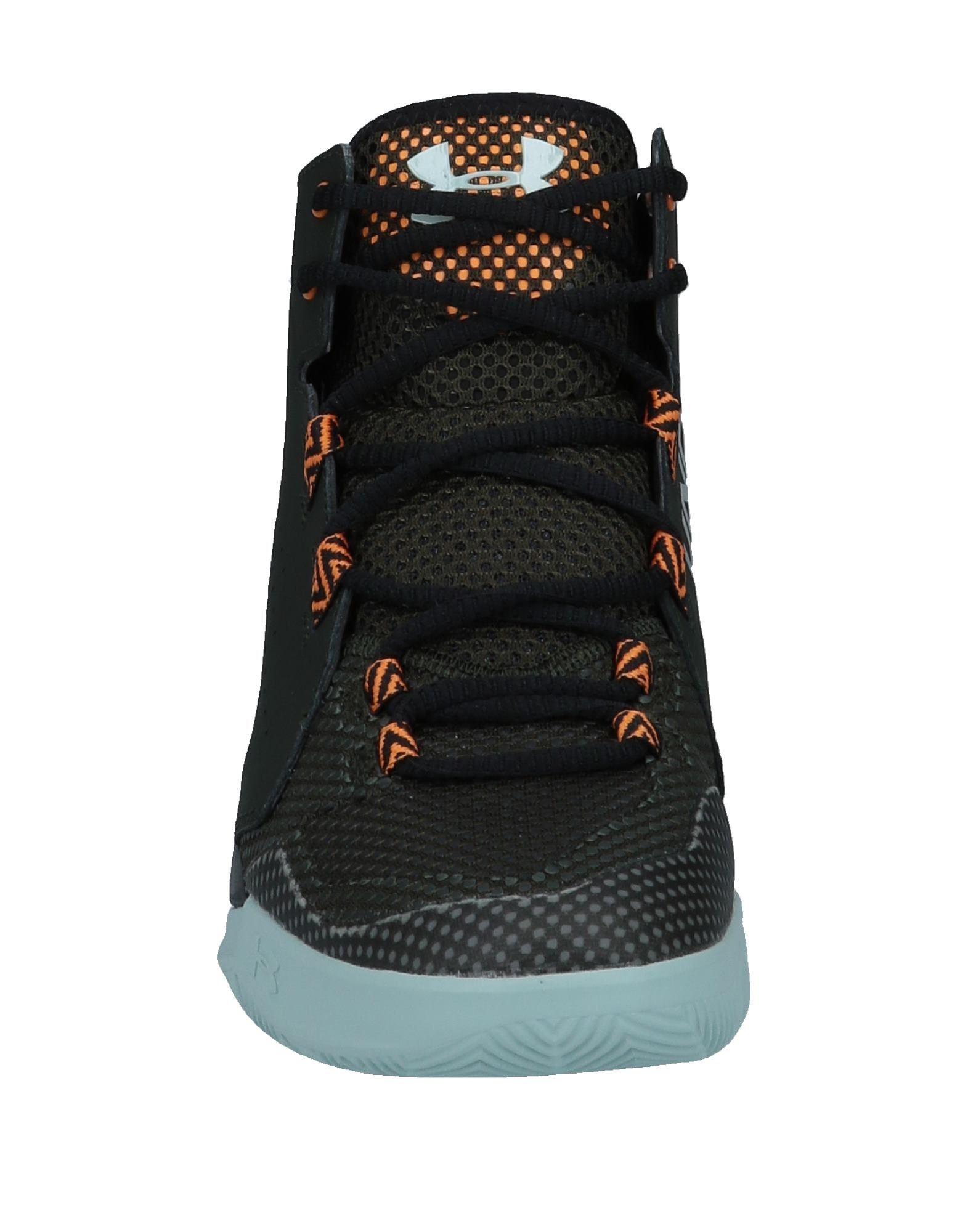 Under Armour High Tops And Sneakers In Military Green Black For Men Lyst