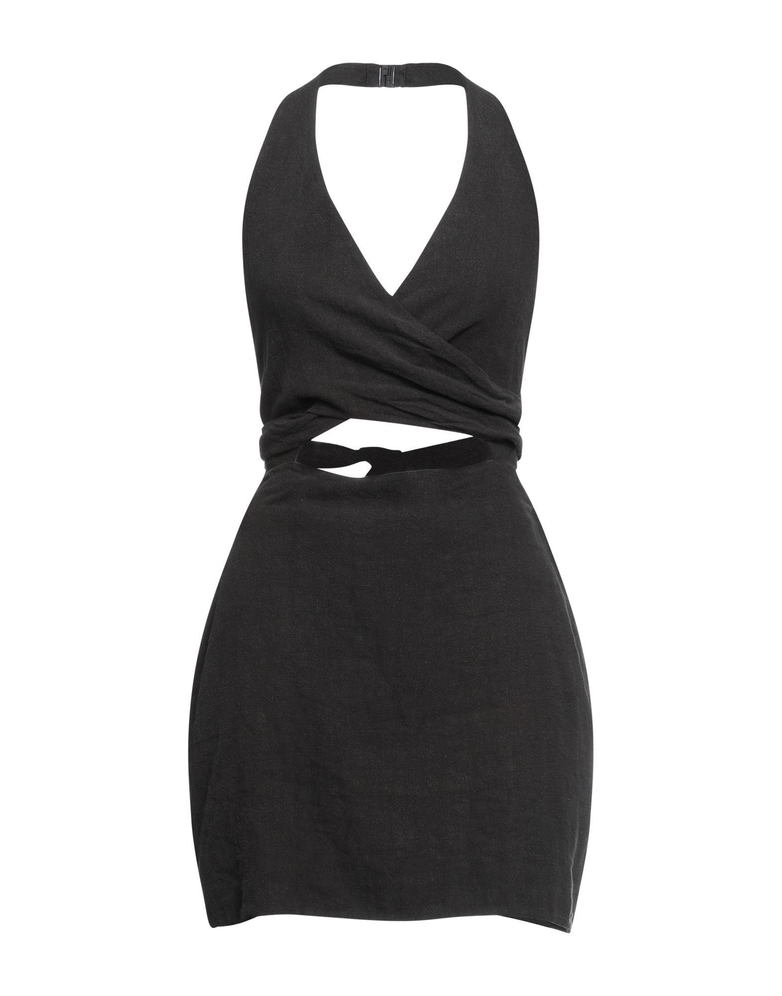 Natalie Rolt Mini Dress in Black | Lyst
