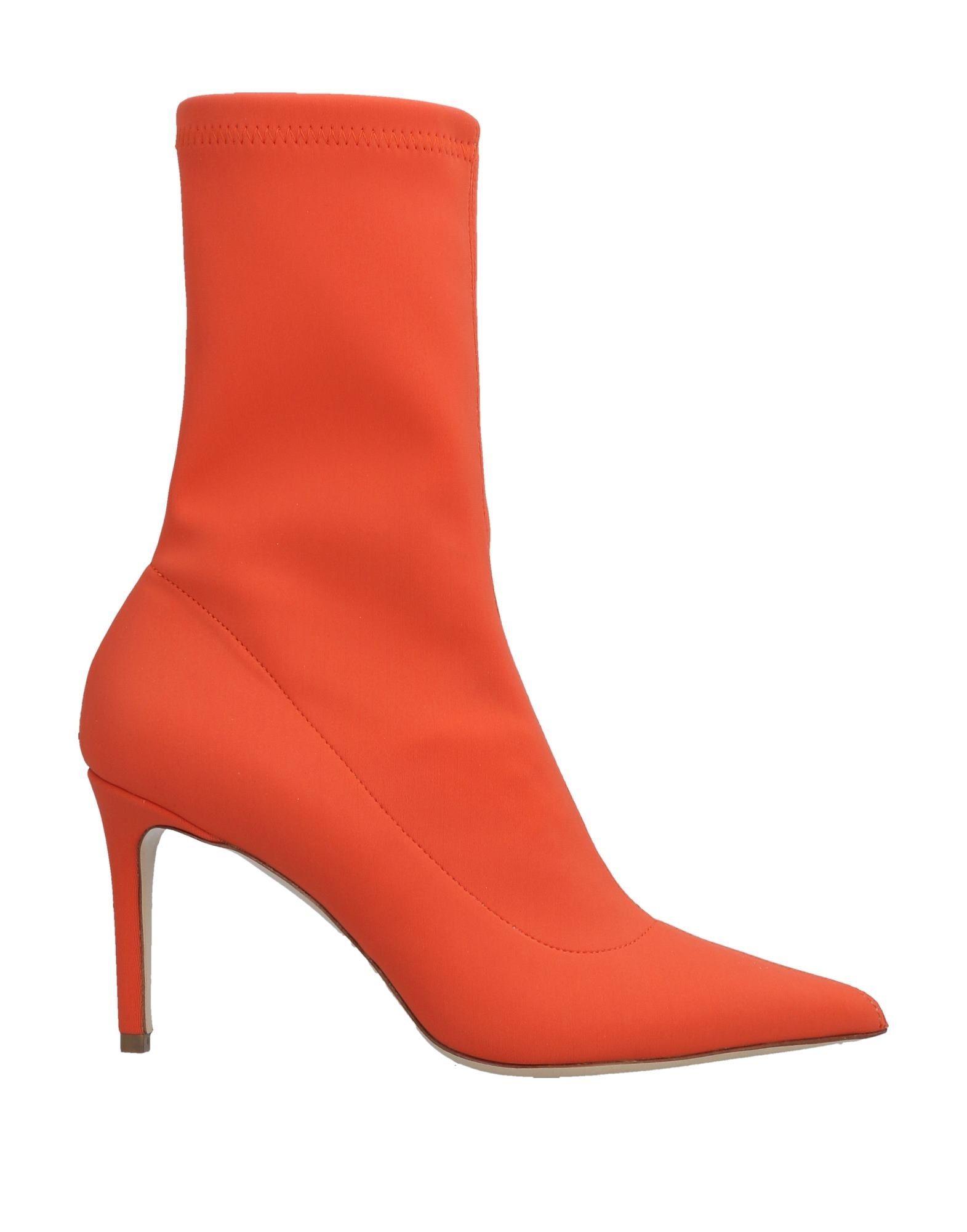 Aldo Castagna Leather Ankle Boots in Orange - Lyst