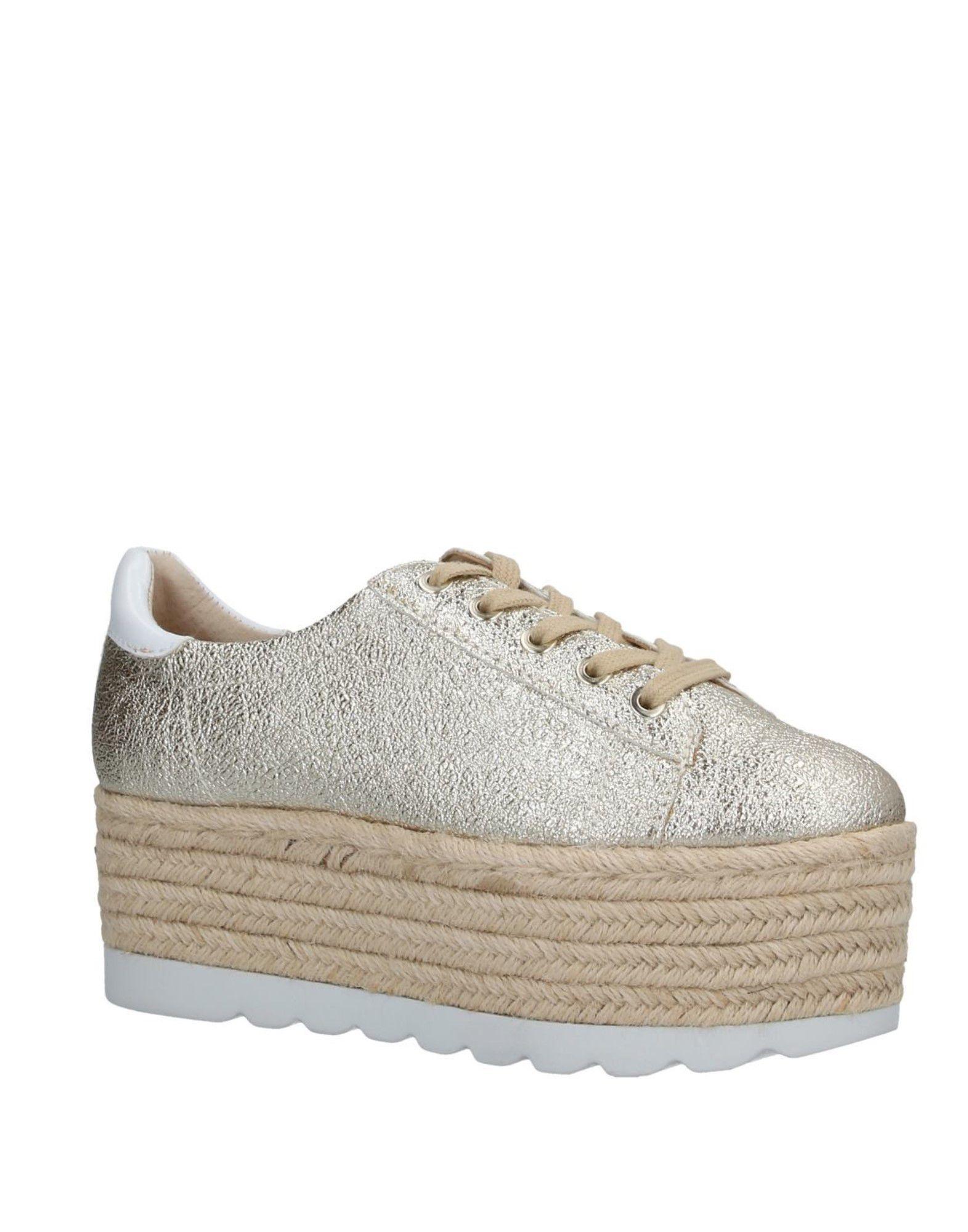 Guess Sneakers Gold Metallic Lace
