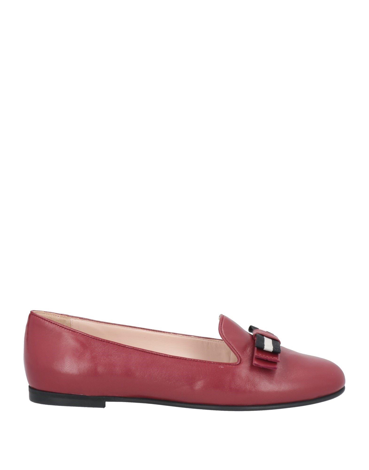 Bally Brick Loafers Lambskin, Textile Fibers in Purple | Lyst