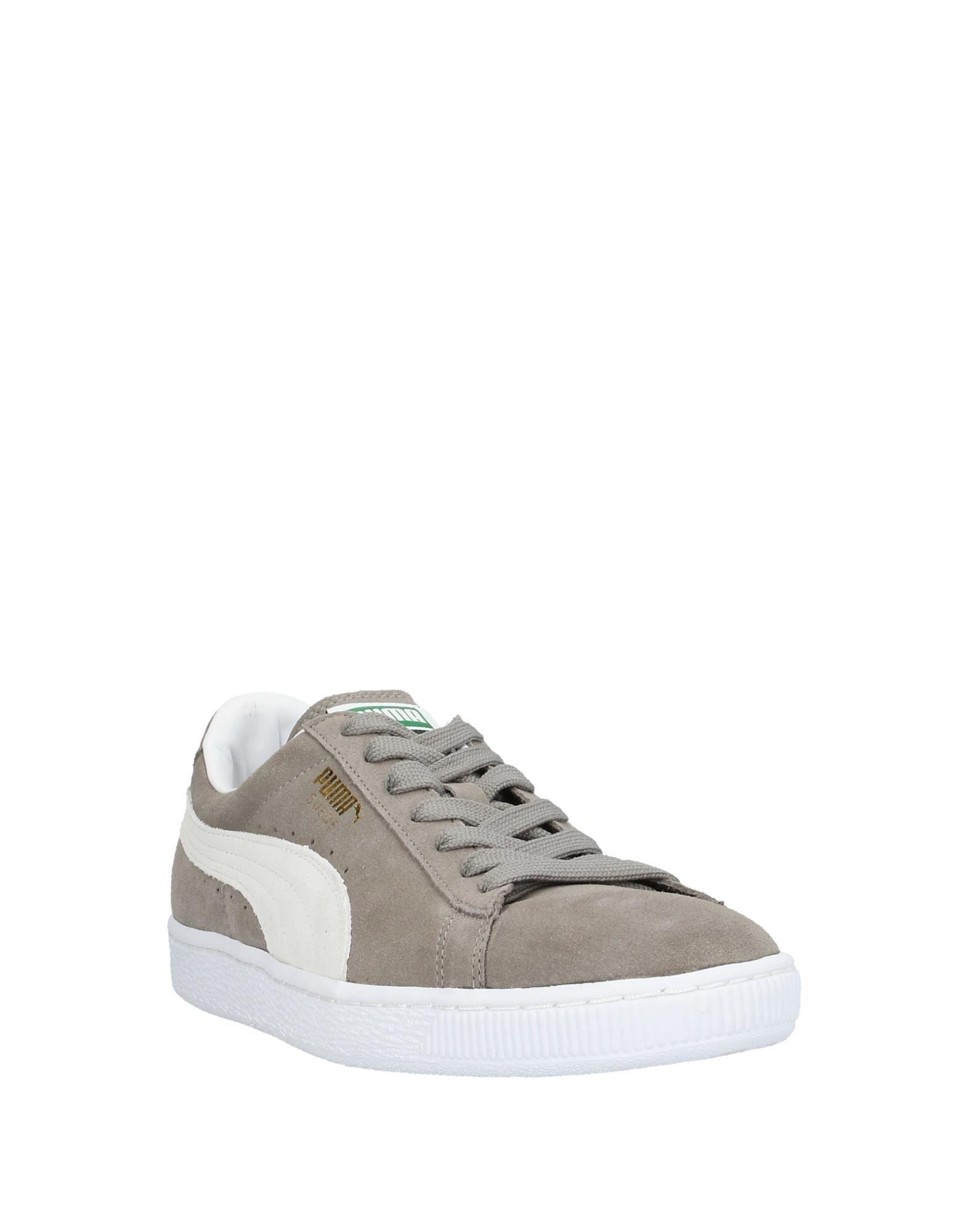 PUMA Suede Low-tops & Sneakers in Grey (Gray) for Men - Lyst