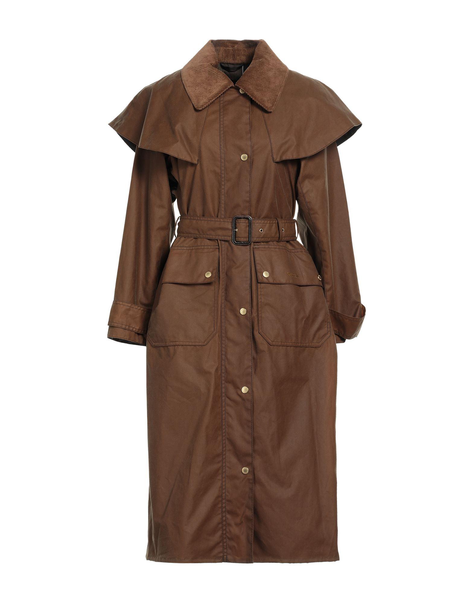 Barbour Corduroy Trench Coat in Brown | Lyst