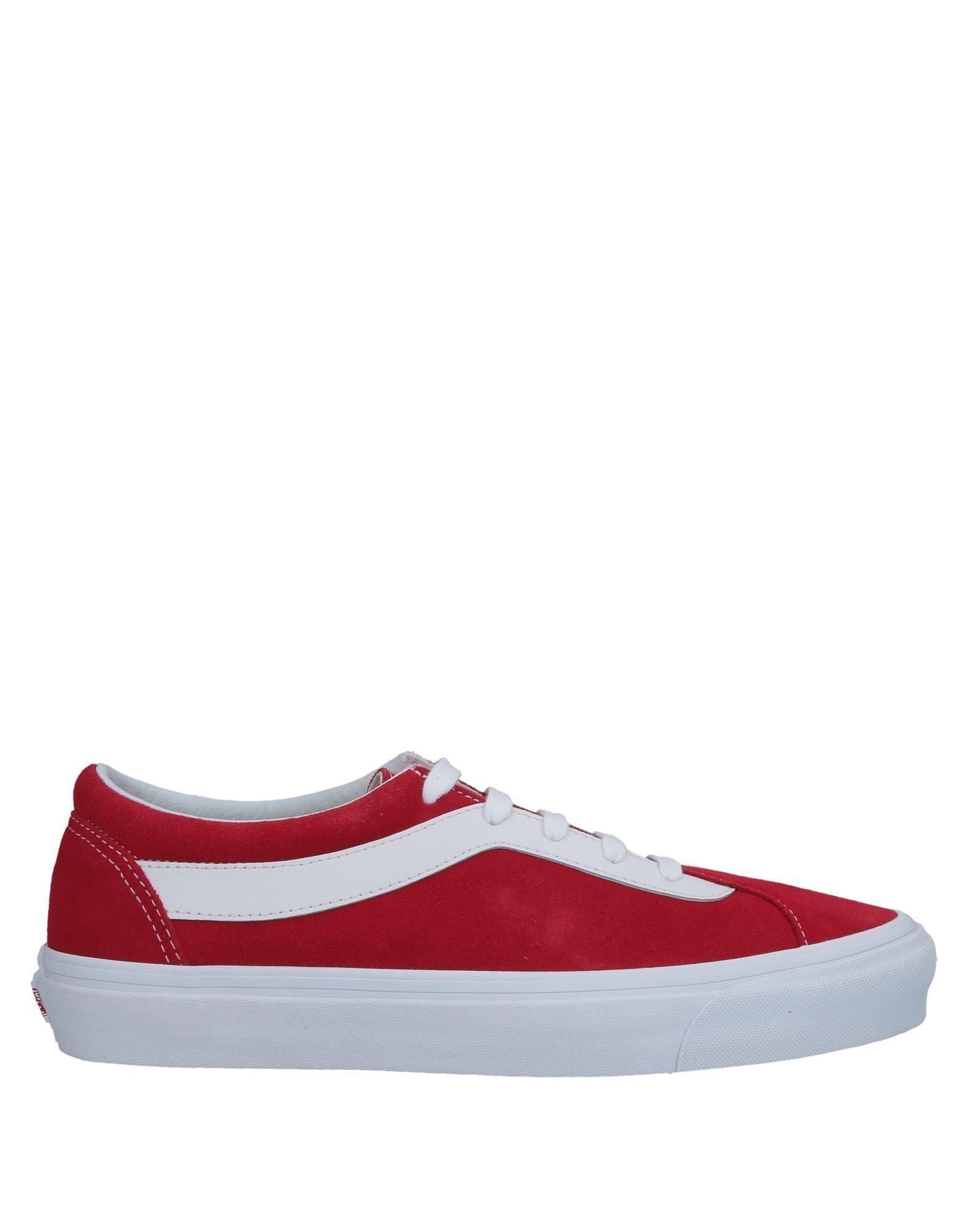 Vans Suede Low-tops & Sneakers in Red for Men - Lyst