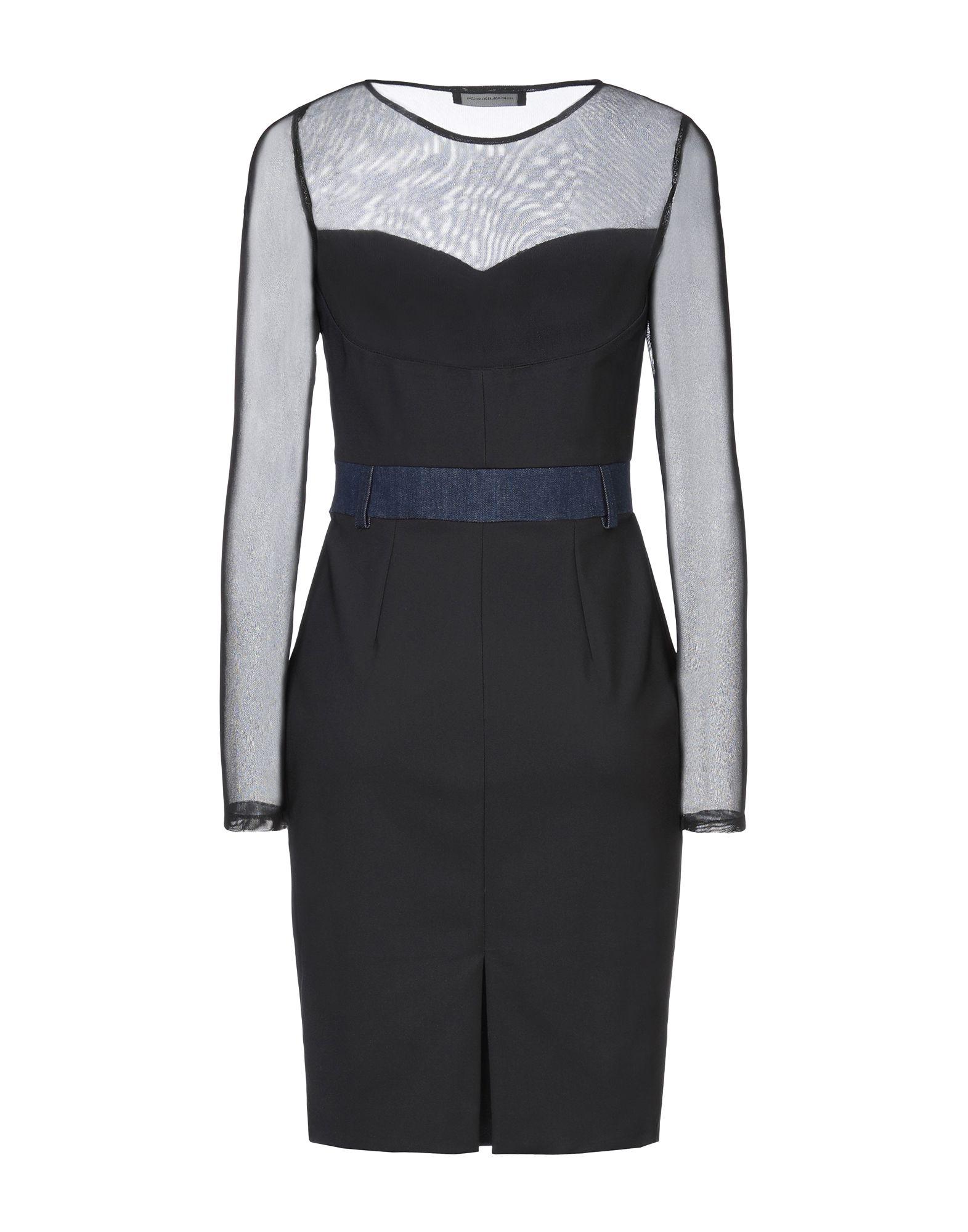 LES BOURDELLES DES GARÇONS Denim Short Dress in Black - Lyst