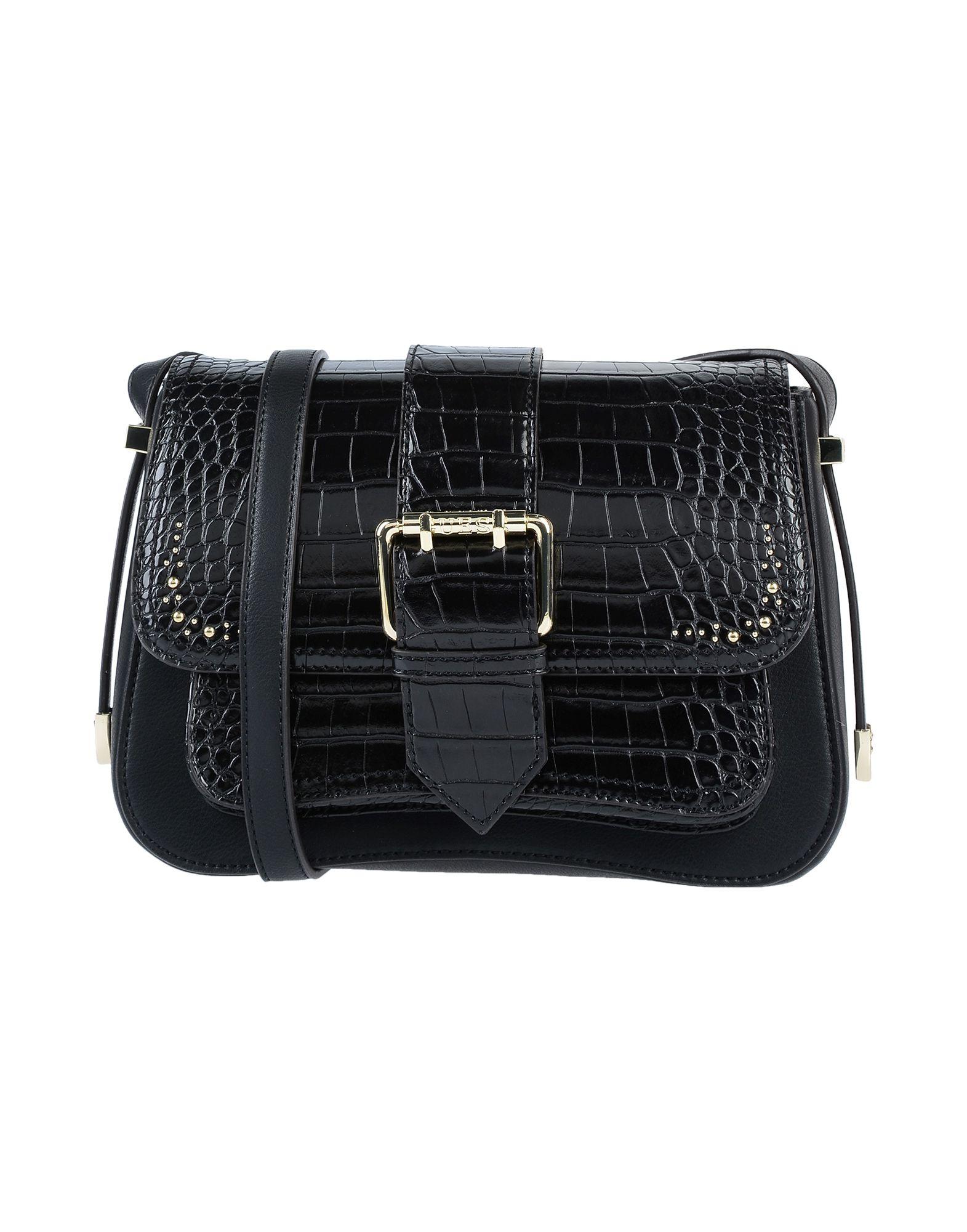 Guess Synthetic Cross-body Bag in Black - Lyst Guess Synthetic Cross-body Bag in Black - Lyst