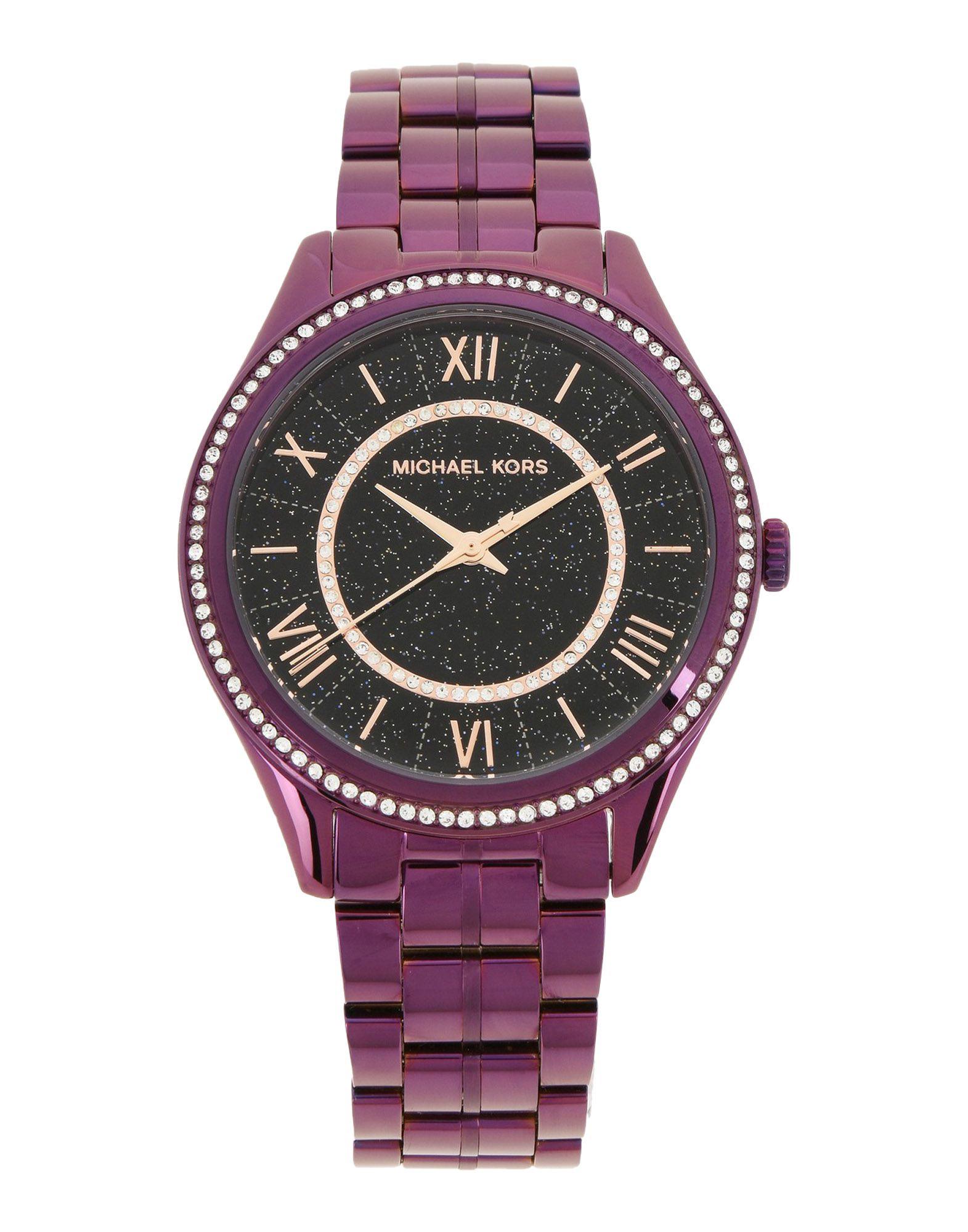 MICHAEL Michael Kors Wrist Watch in Purple - Lyst