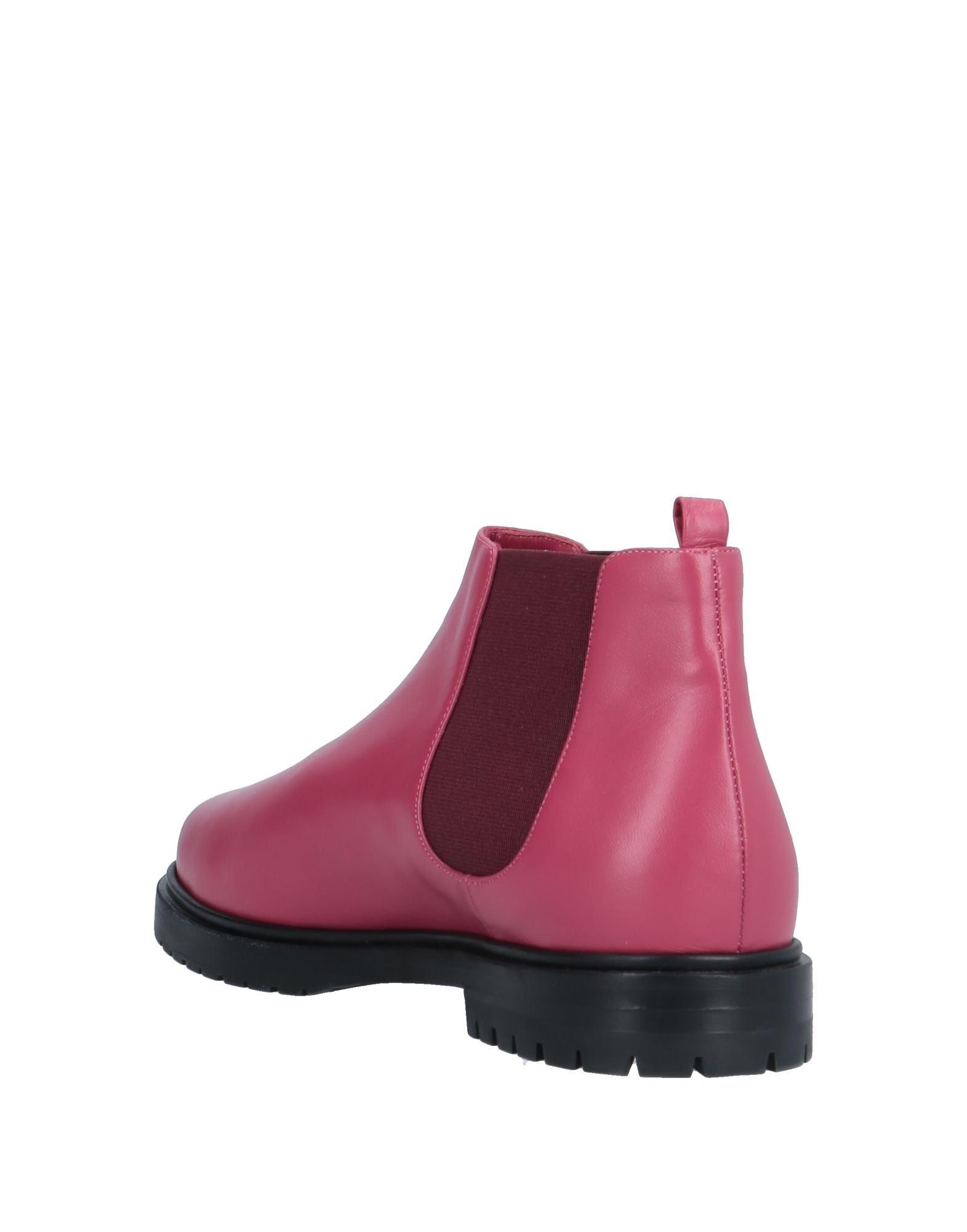 Rodo Leather Ankle Boots in Fuchsia (Purple) - Lyst