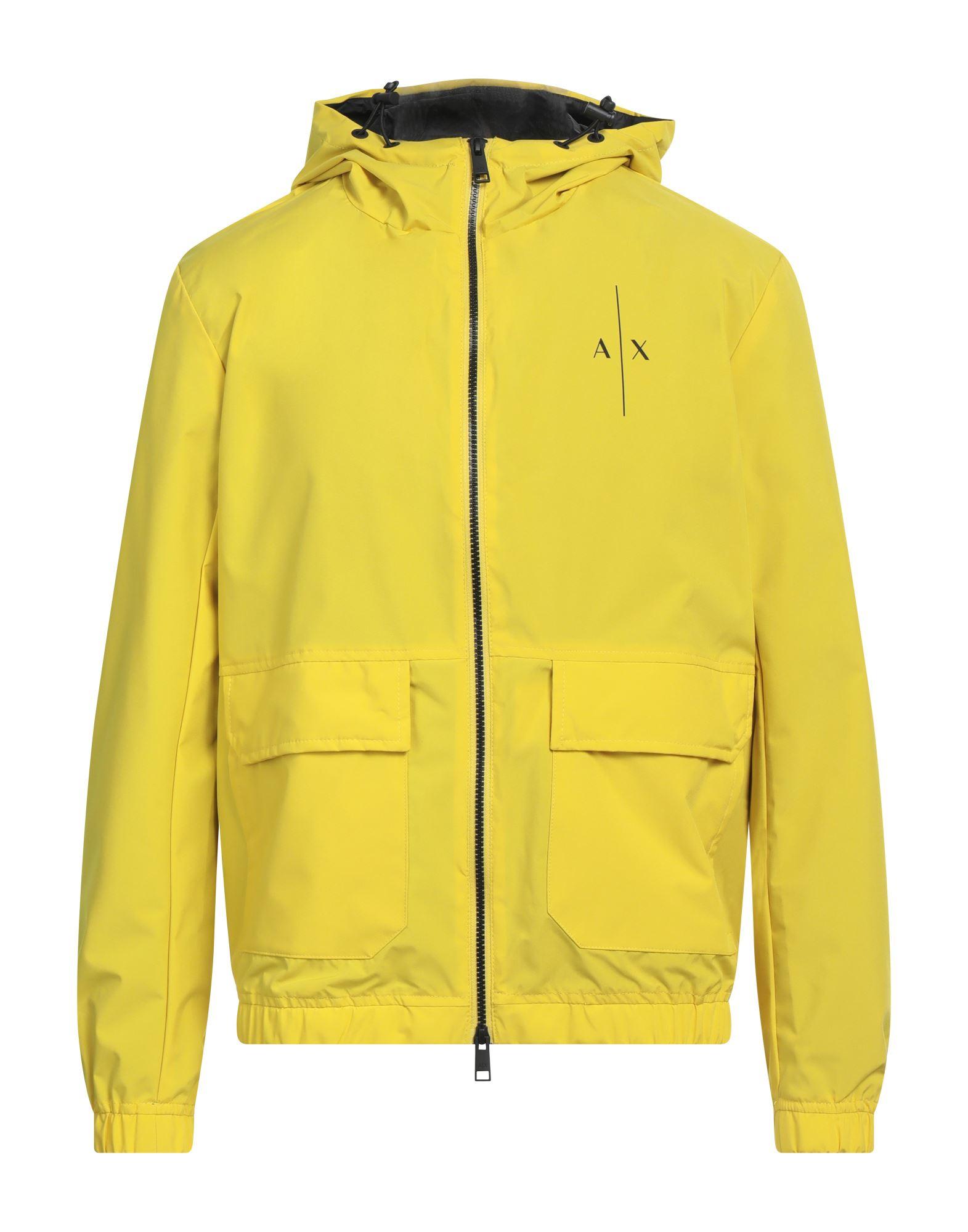 Yellow armani jacket store