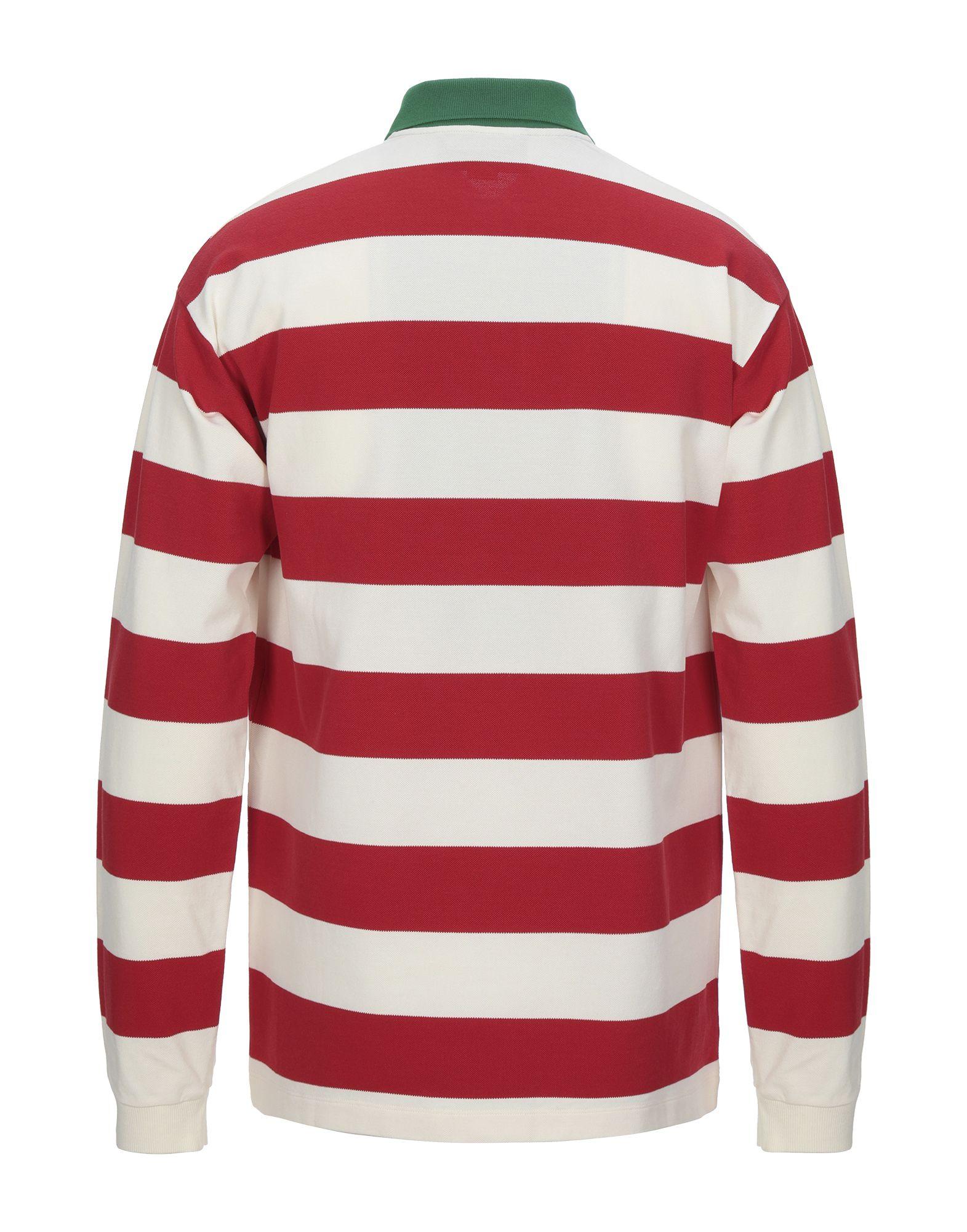 Gucci Synthetic Polo Shirt in Red for Men - Lyst