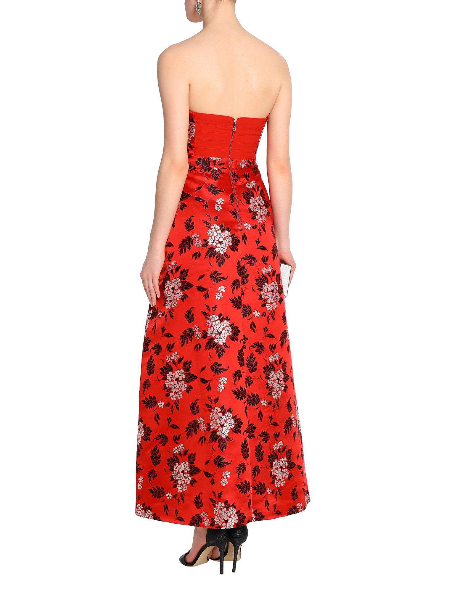 Alice Olivia Long Dress In Red Lyst