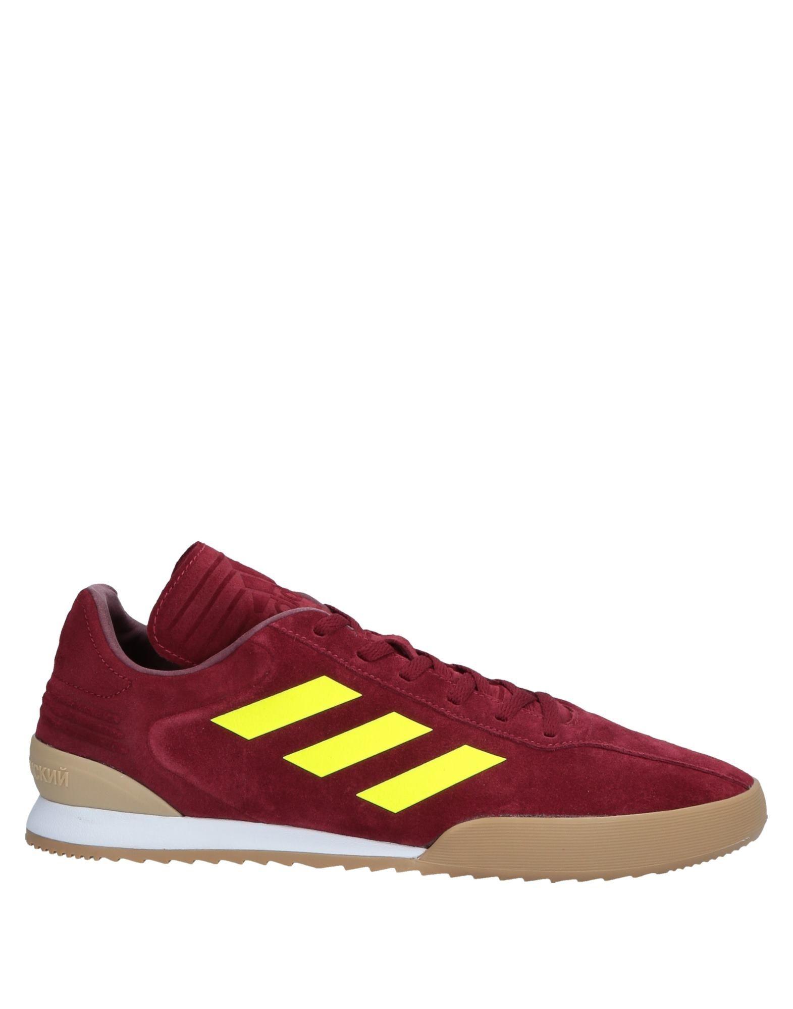 adidas Rubber Low-tops & Sneakers in Brick Red (Red) for Men - Lyst