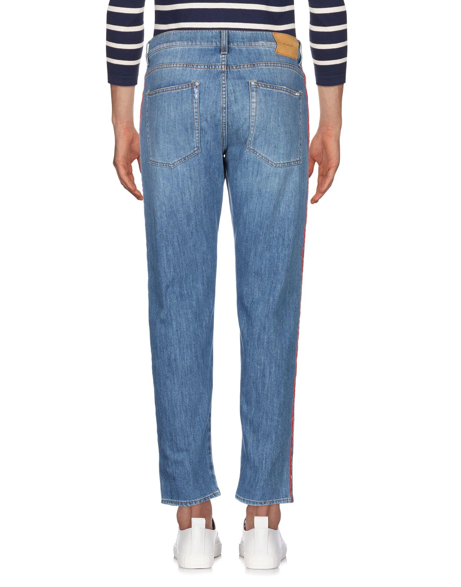 Aglini Denim Trousers in Blue for Men - Lyst