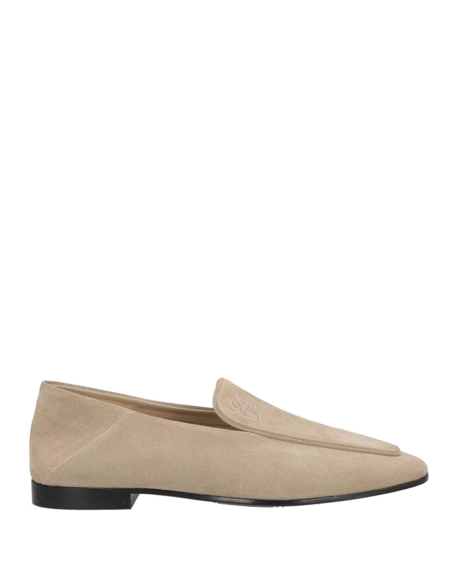 Emporio Armani Ivory Loafers Soft Leather in White for Men | Lyst