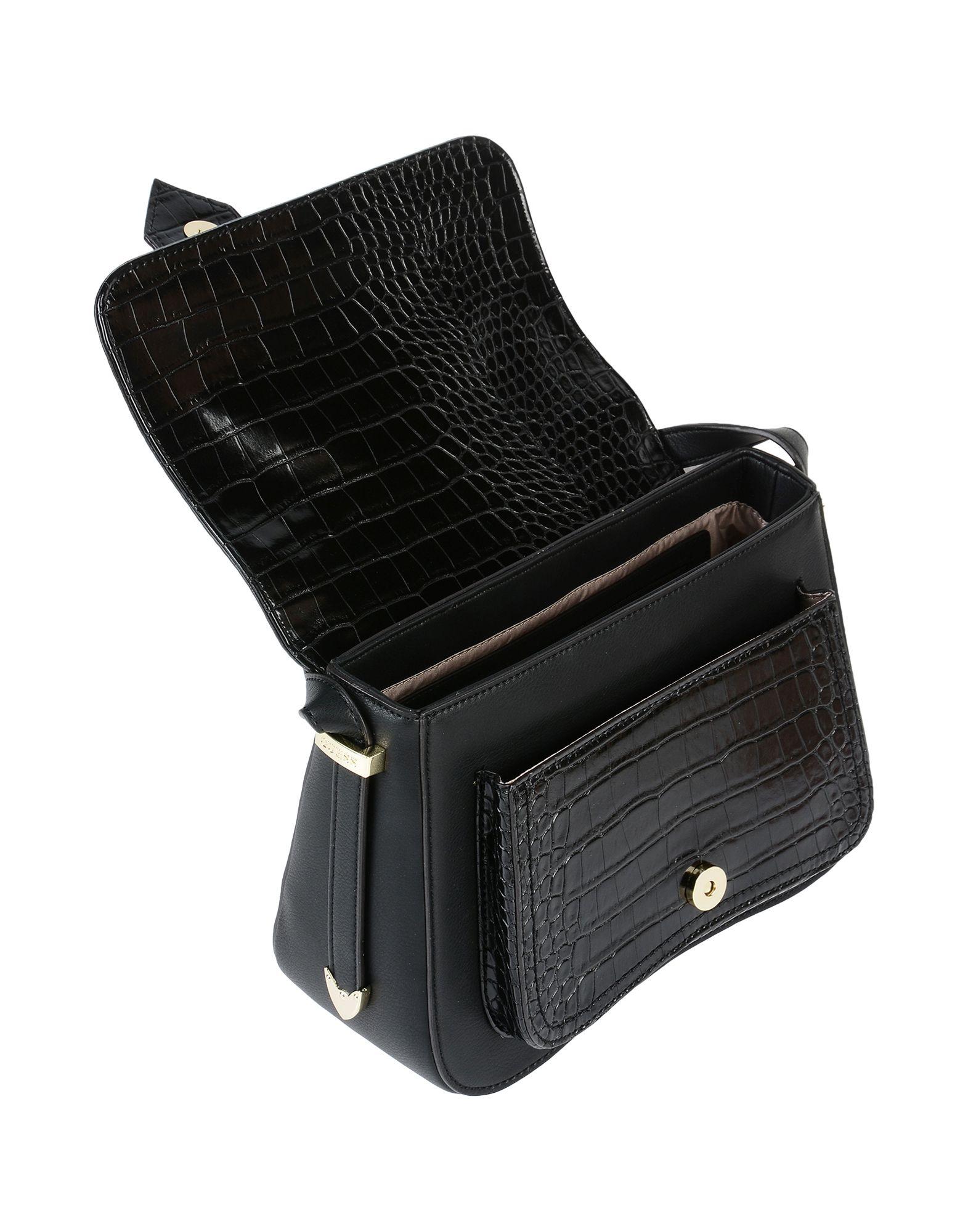 Guess Synthetic Cross-body Bag in Black - Lyst Guess Synthetic Cross-body Bag in Black - Lyst