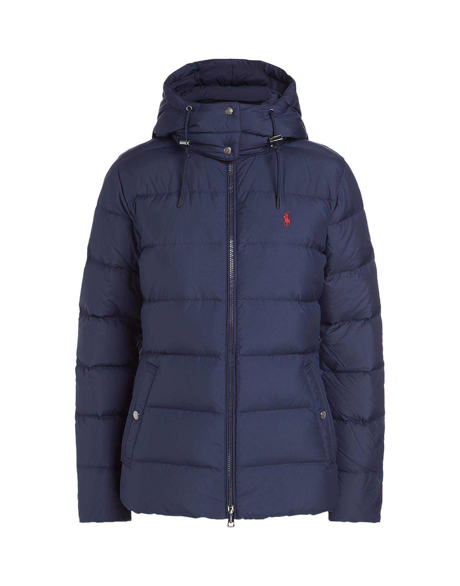 Polo Ralph Lauren Hooded Down Puffer Jacket Blue | Lyst
