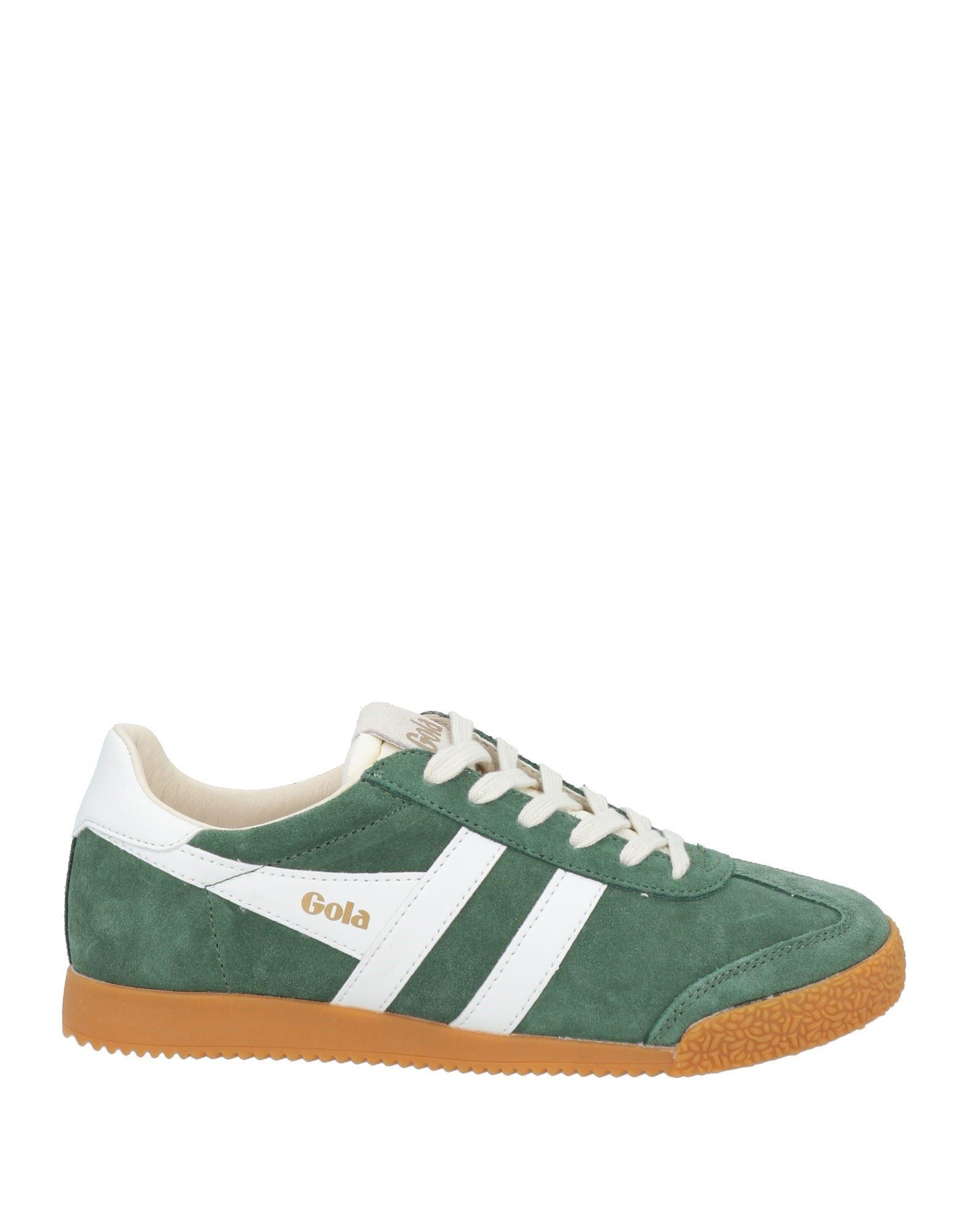 Gola Military Sneakers Leather in Green | Lyst
