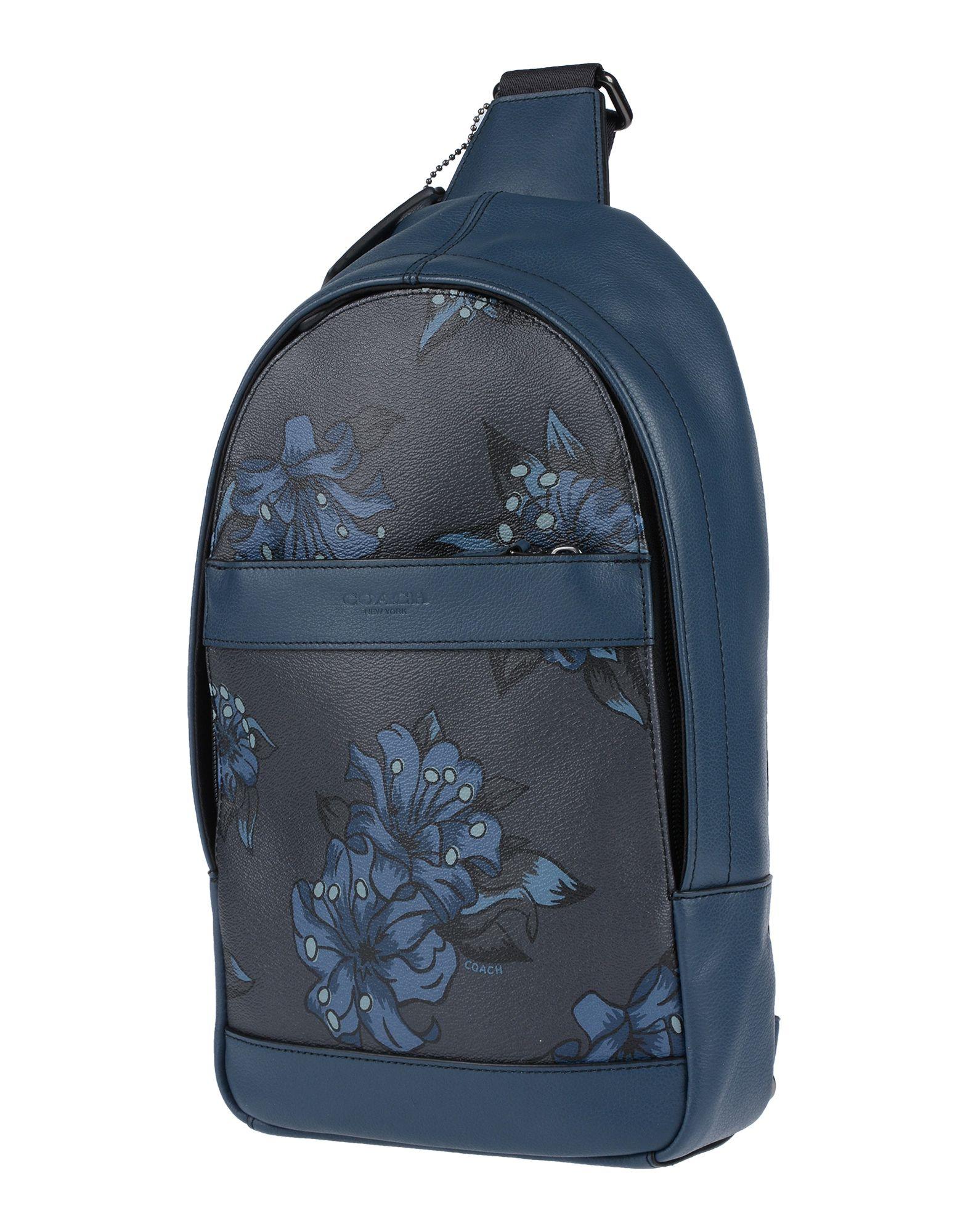 COACH Leather Backpacks & Bum Bags in Dark Blue (Blue) for Men - Lyst