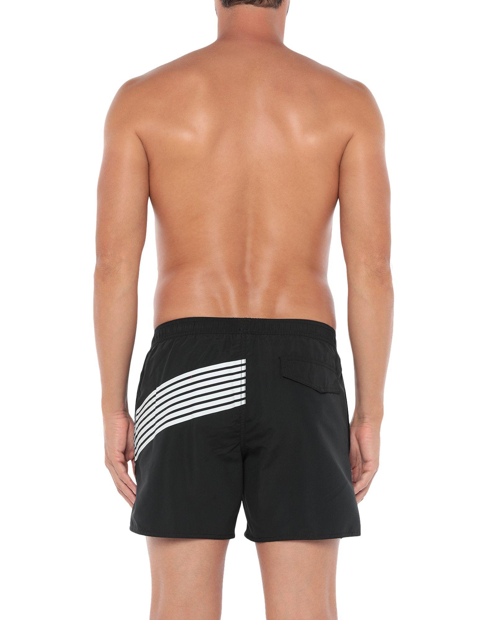 EA7 Synthetic Swimming Trunks in Black for Men - Lyst